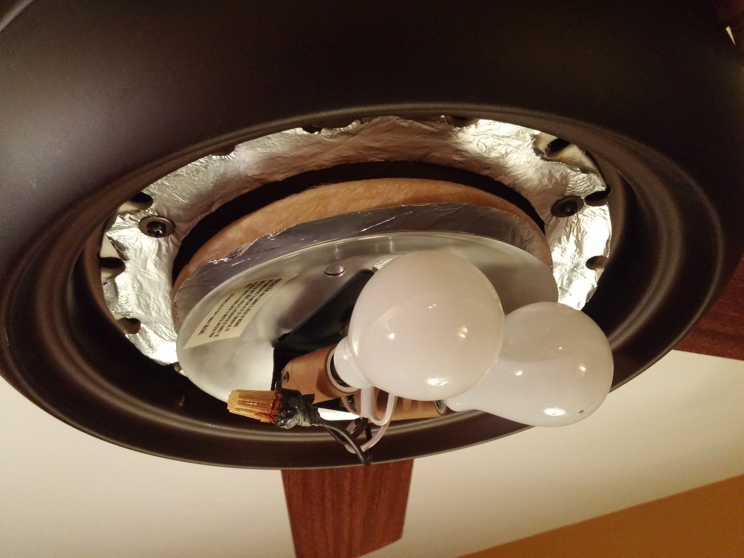 LED Retrofit for Quartz Halogen Ceiling Fan Light : 7 Steps (with ...