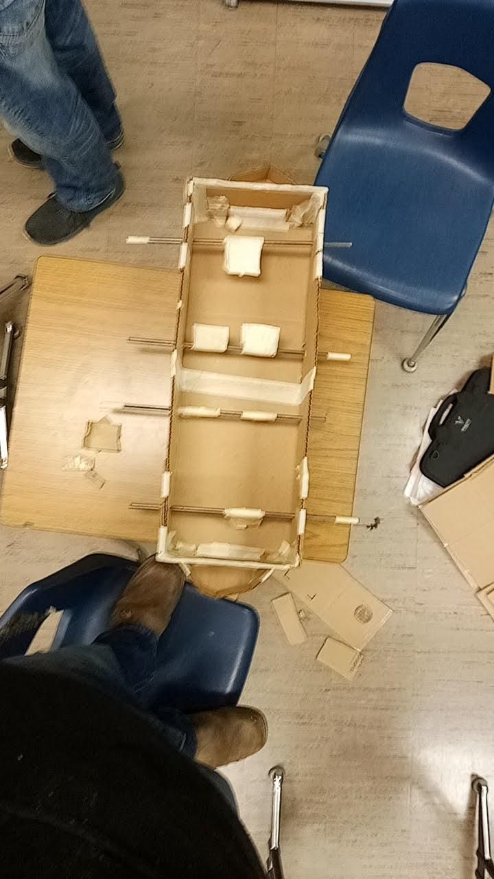 Foosball Table Cardboard : 7 Steps - Instructables