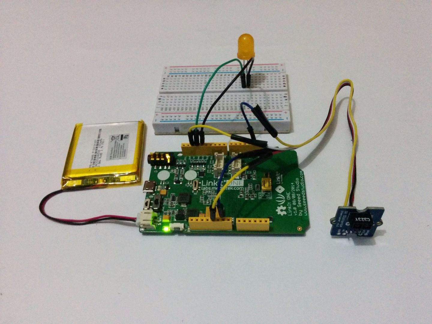 LinkIt One - IR Distance Interrupter : 4 Steps - Instructables