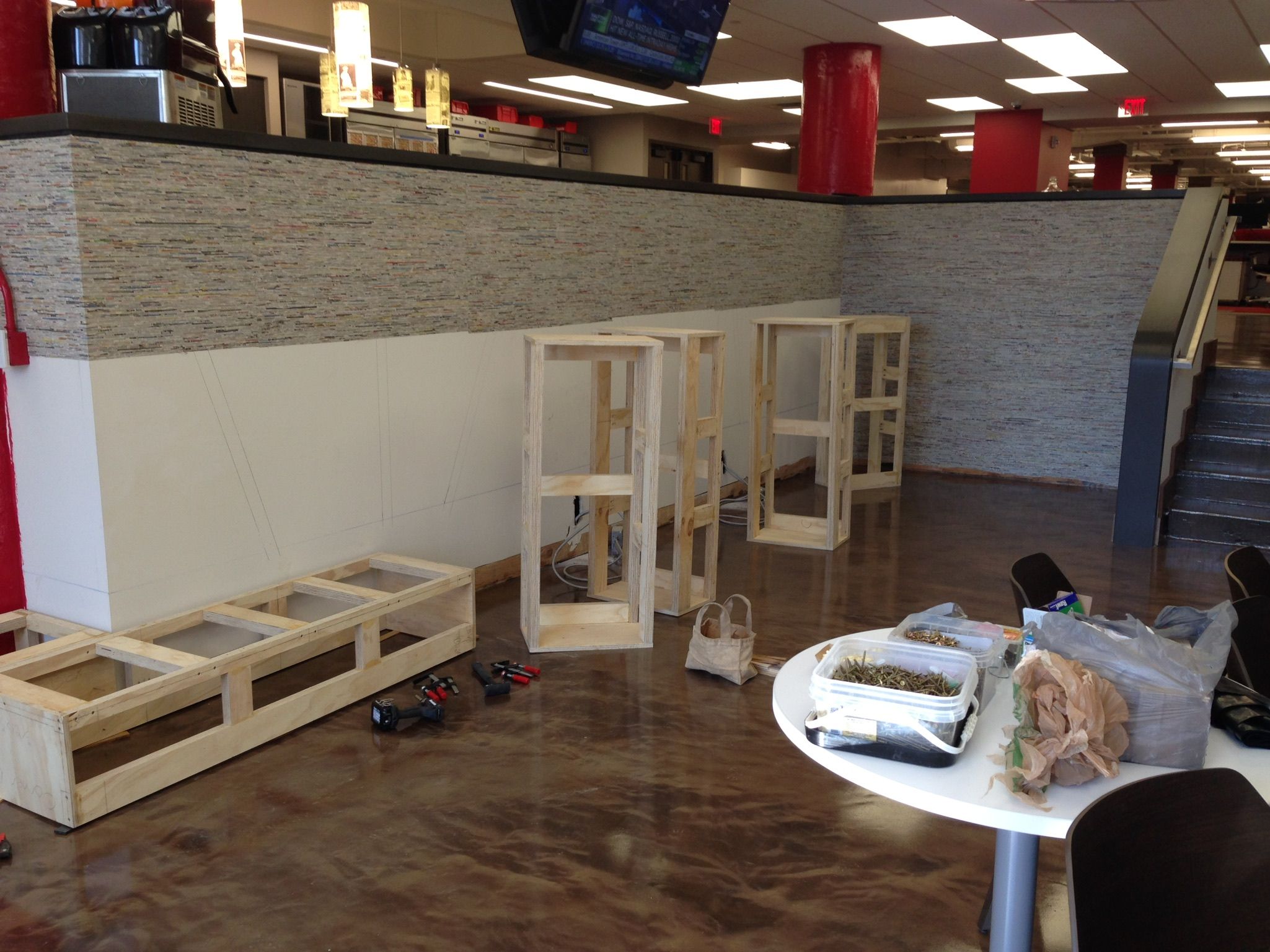 Cafeteria Banquette Seating (booth Seats) : 9 Steps (with Pictures ...