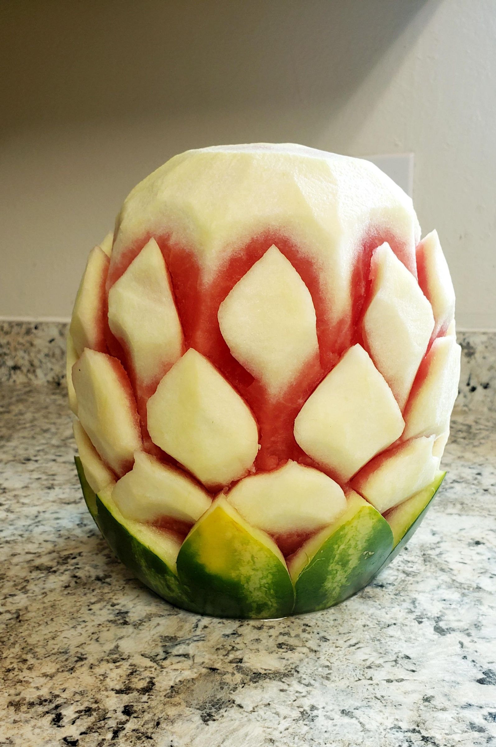 Watermelon Lotus Flower Carving! : 17 Steps (with Pictures) - Instructables