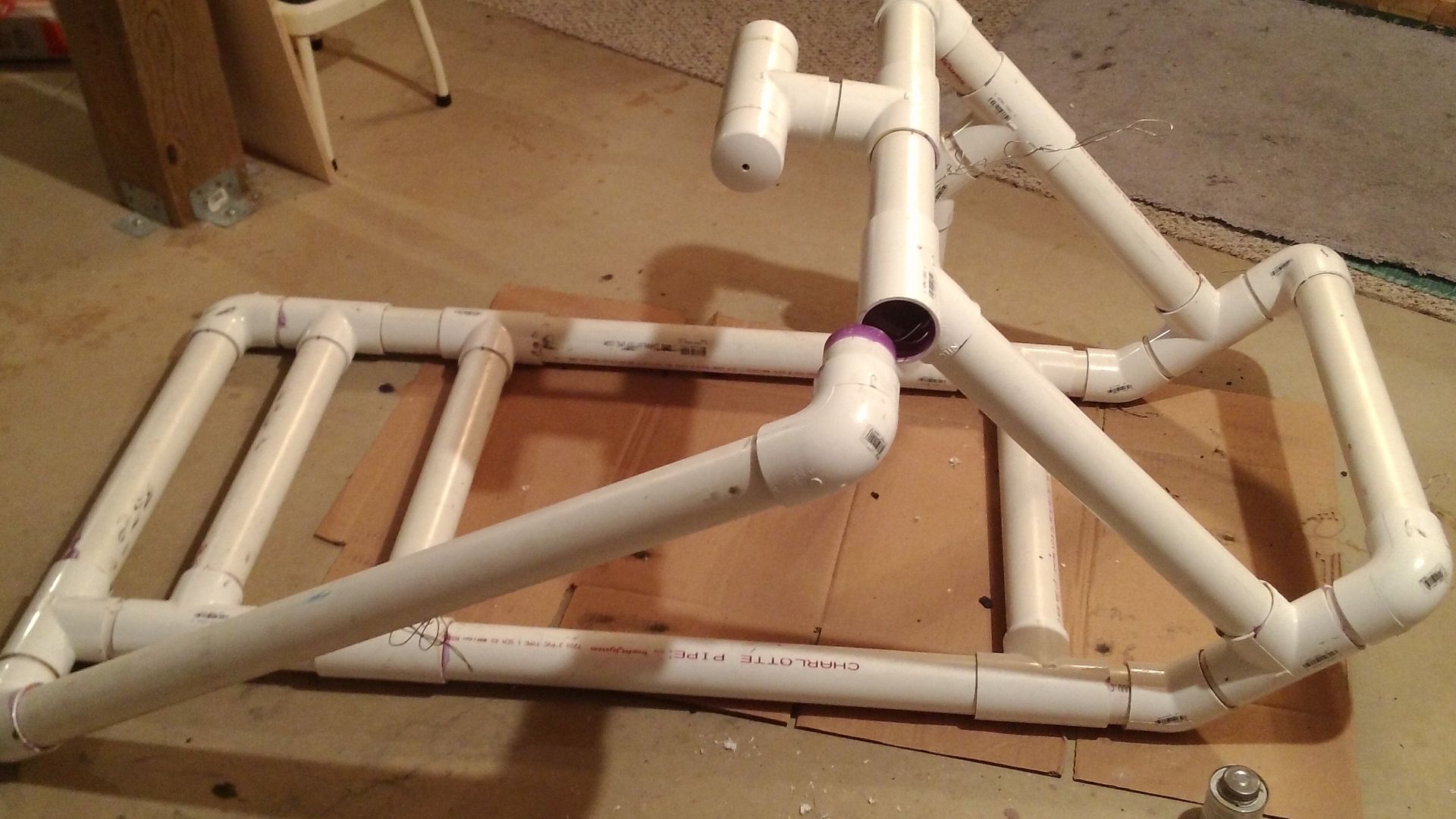 PVC Racing Simulator Pod : 5 Steps (with Pictures) - Instructables
