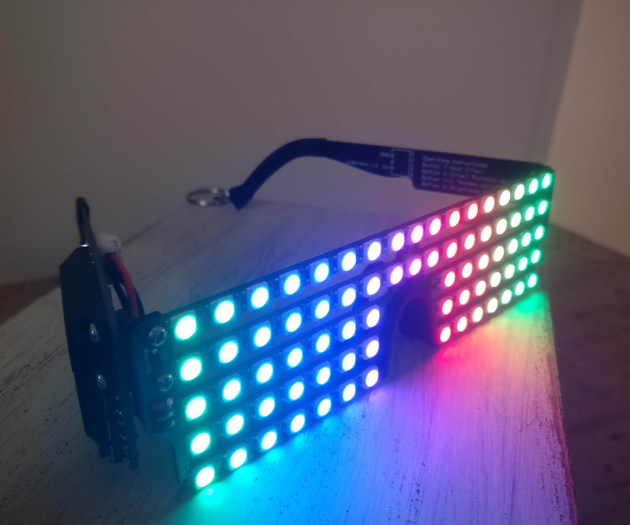 RGB LED Pixel Shades : 17 Steps (with Pictures) - Instructables