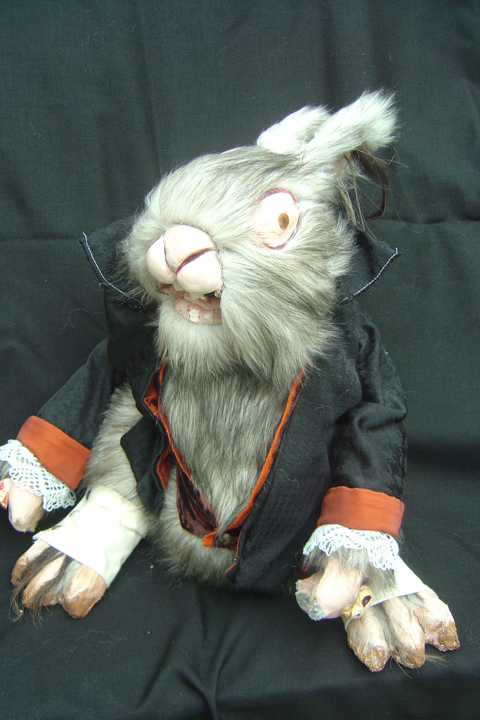 Evil White Rabbit Puppet/toy : 6 Steps (with Pictures) - Instructables
