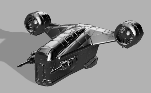 3d Printed Razor Crest: With Full Interior : 12 Steps - Instructables