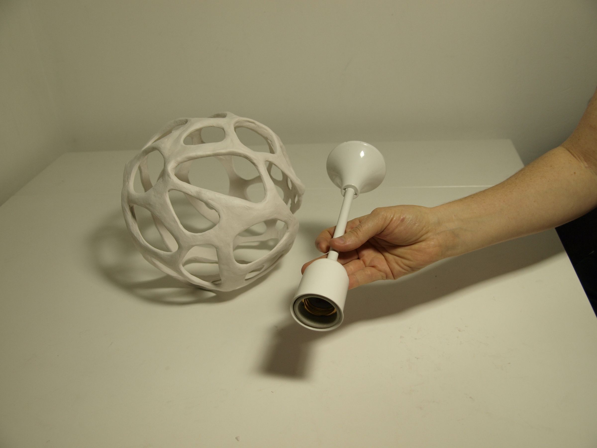DIY Cellular Organic Lampshade Without a 3D Printer : 4 Steps (with ...