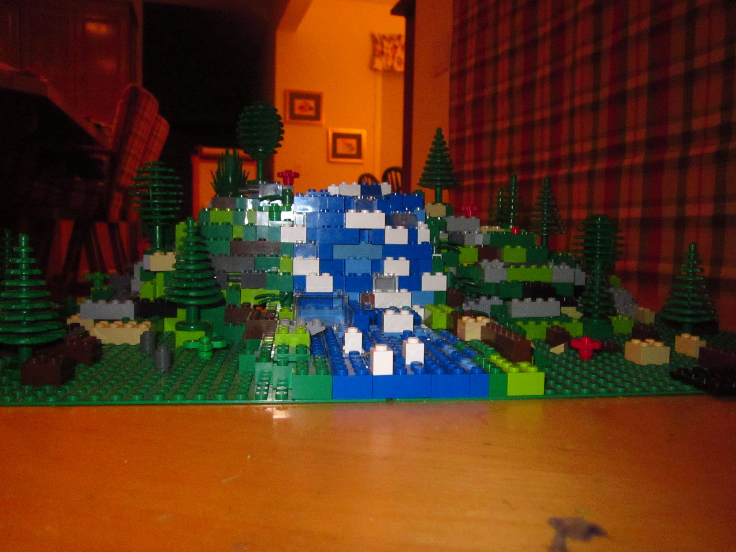 Lego Mountain and Waterfall - Instructables