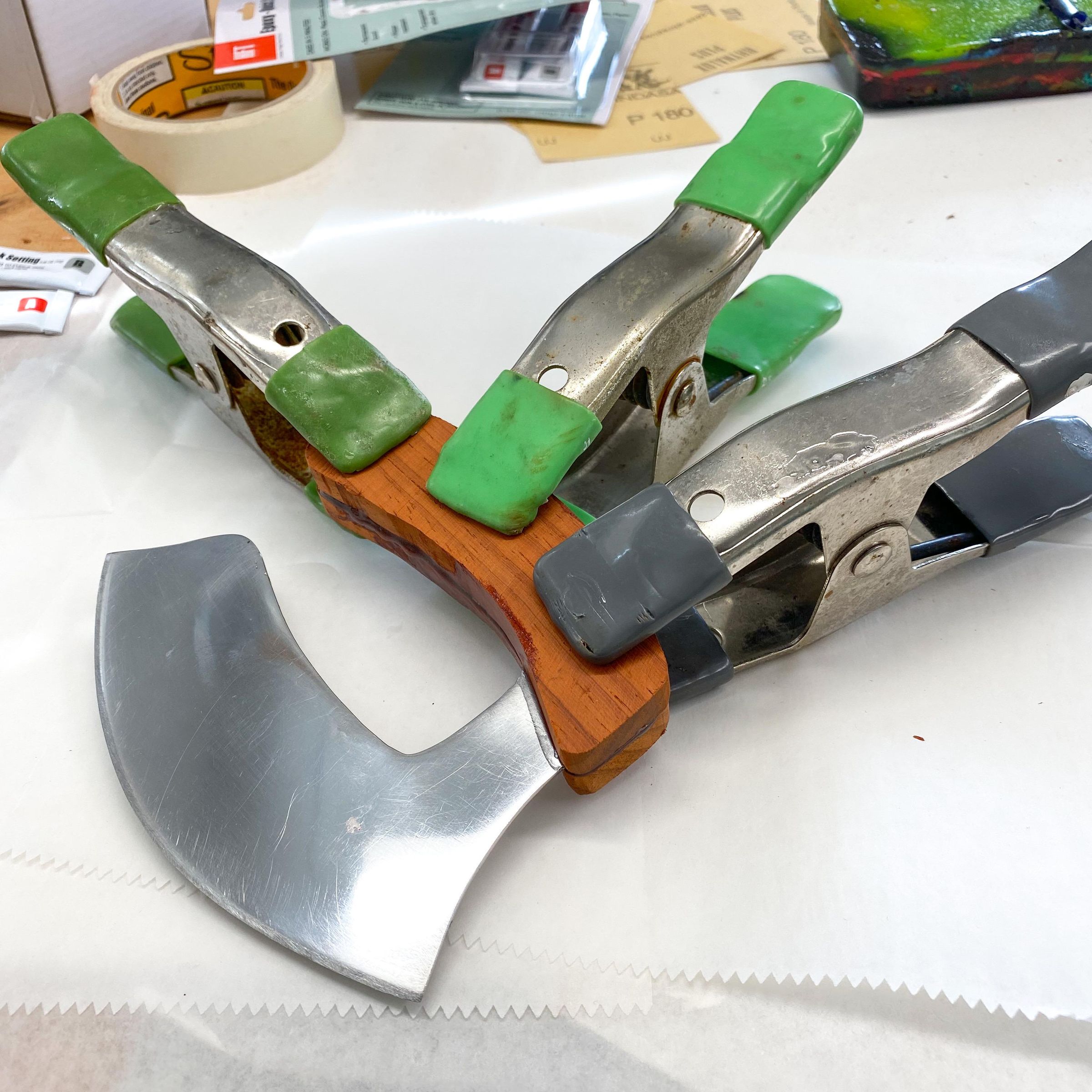 How to Make a Ulu Knife From a Old Saw Blade Plus a Bonus Cutting Board ...