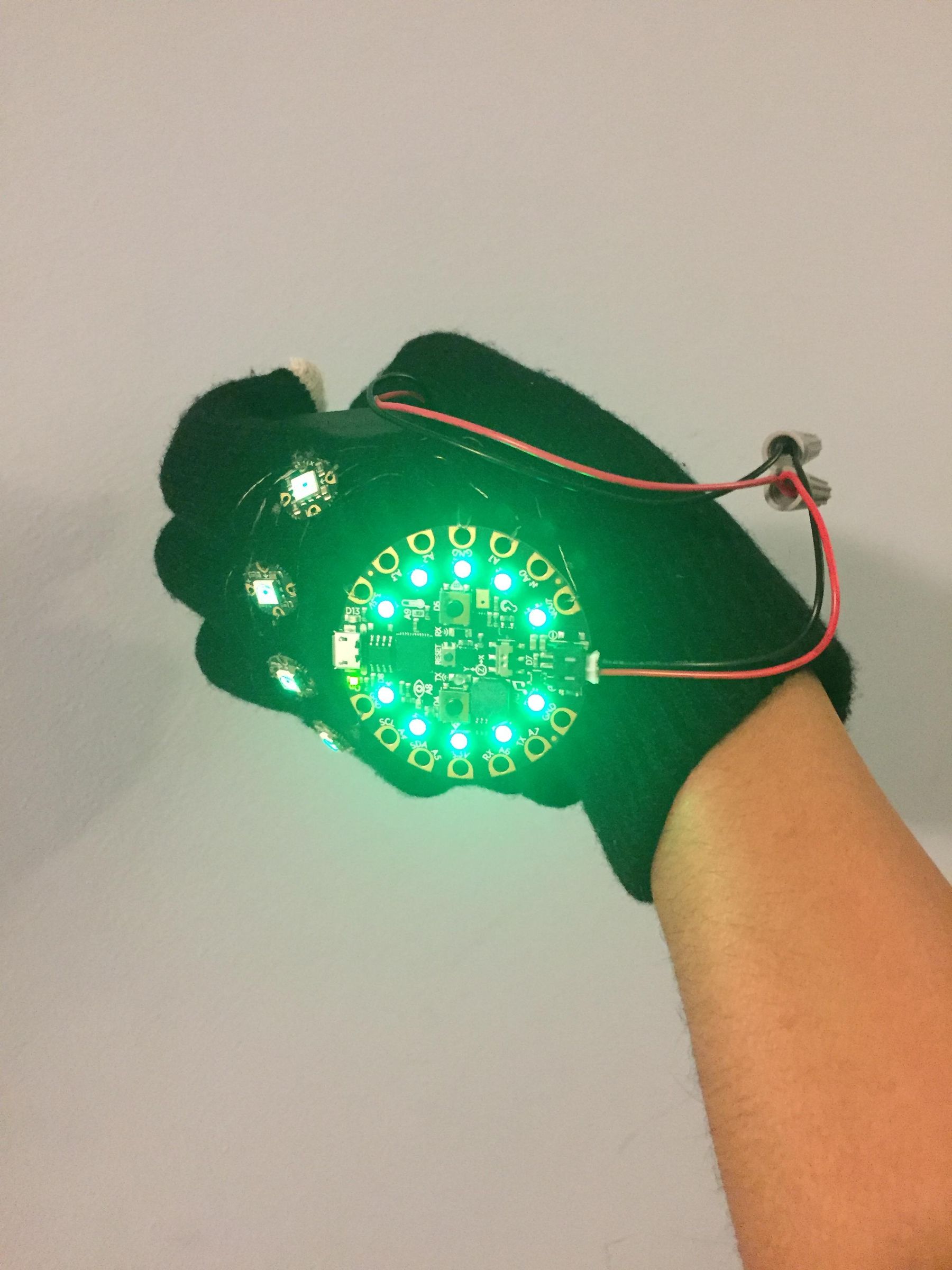 Interactive Assignment - Wearable LED Glove : 7 Steps - Instructables