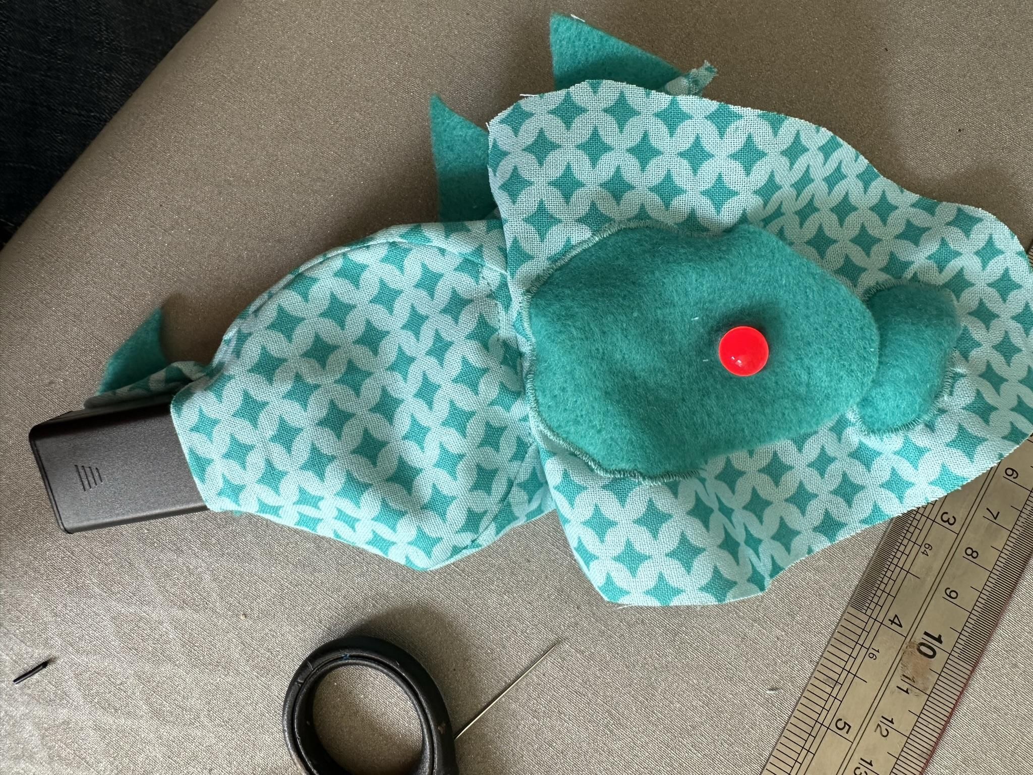 Soft-sensor-saurus | an E-textile Soft Sensor Soft Toy With LED Light ...