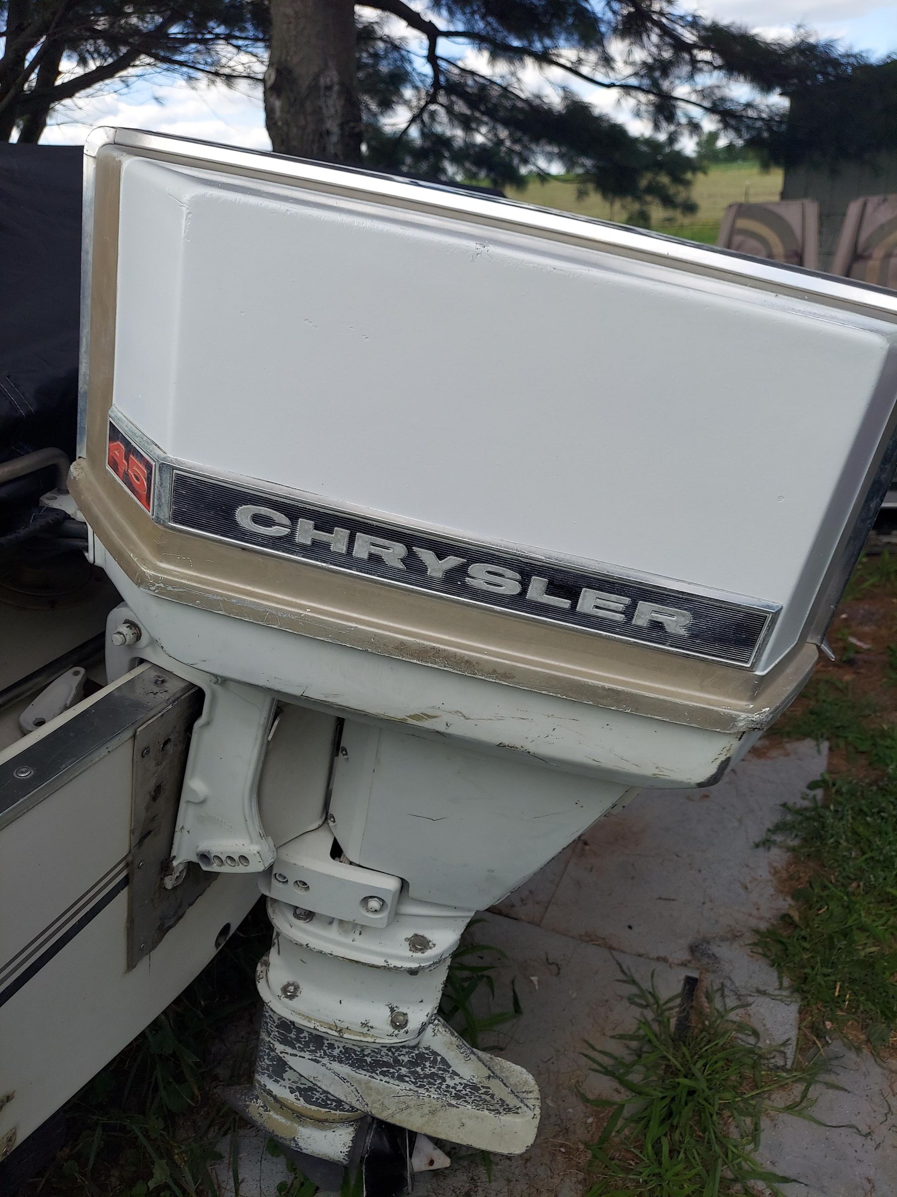 Boat Remodel 45 HP Chrysler Outboard : 8 Steps - Instructables
