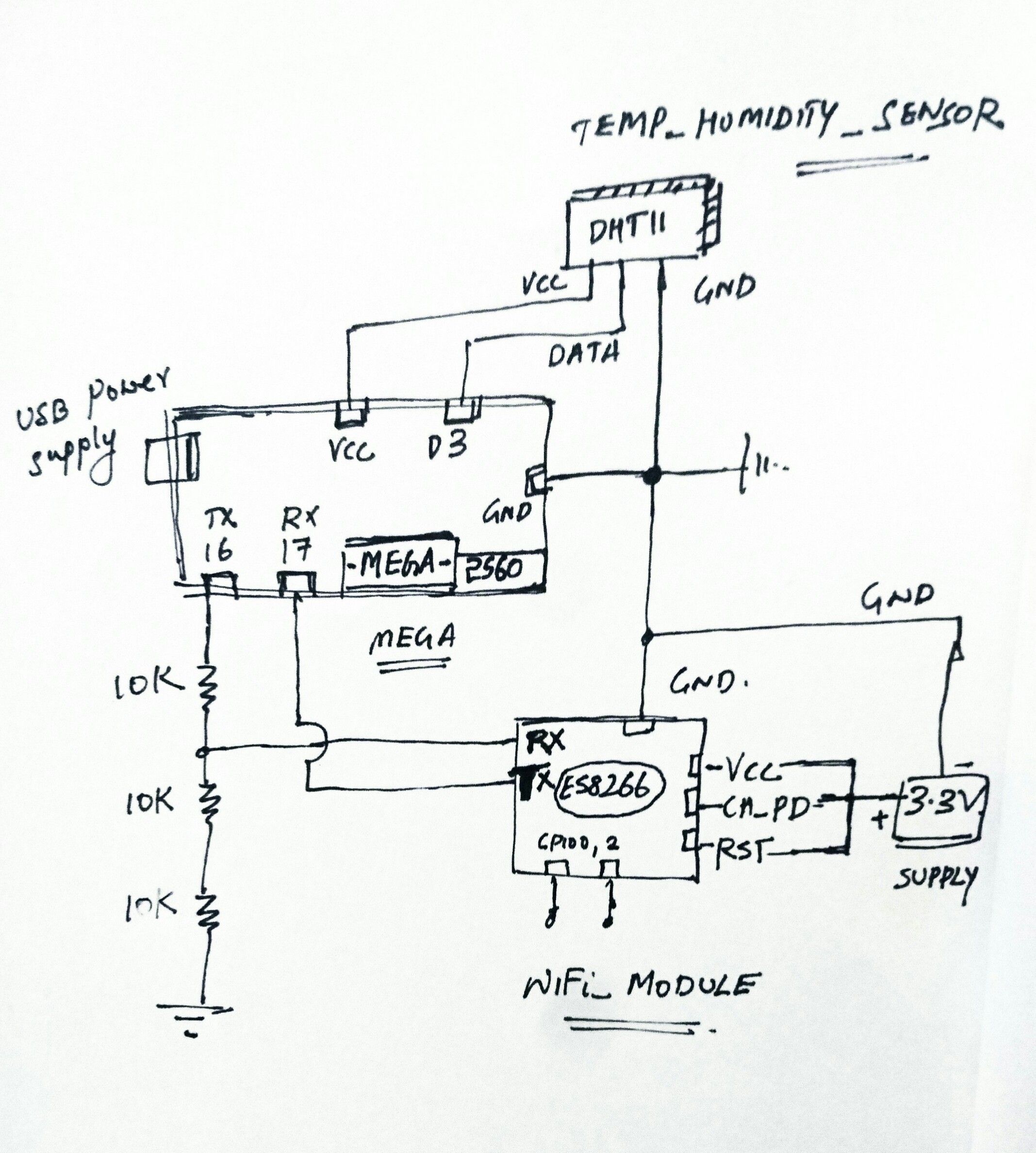 Distant Weather Monitoring Using Arduino and ESP8266 : 5 Steps ...