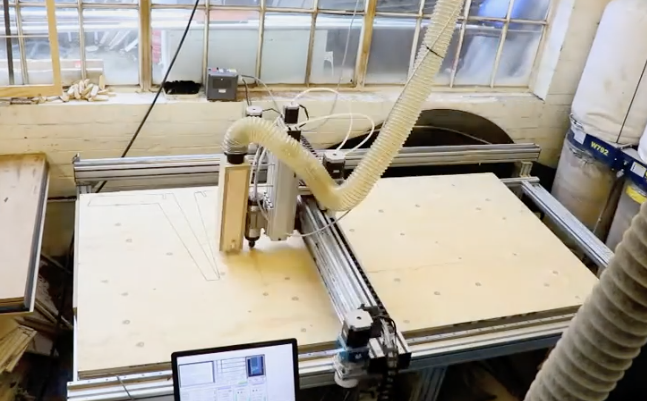 Make a Desk From One 8x4ft Sheet of Plywood Using My CNC Machine : 5 ...