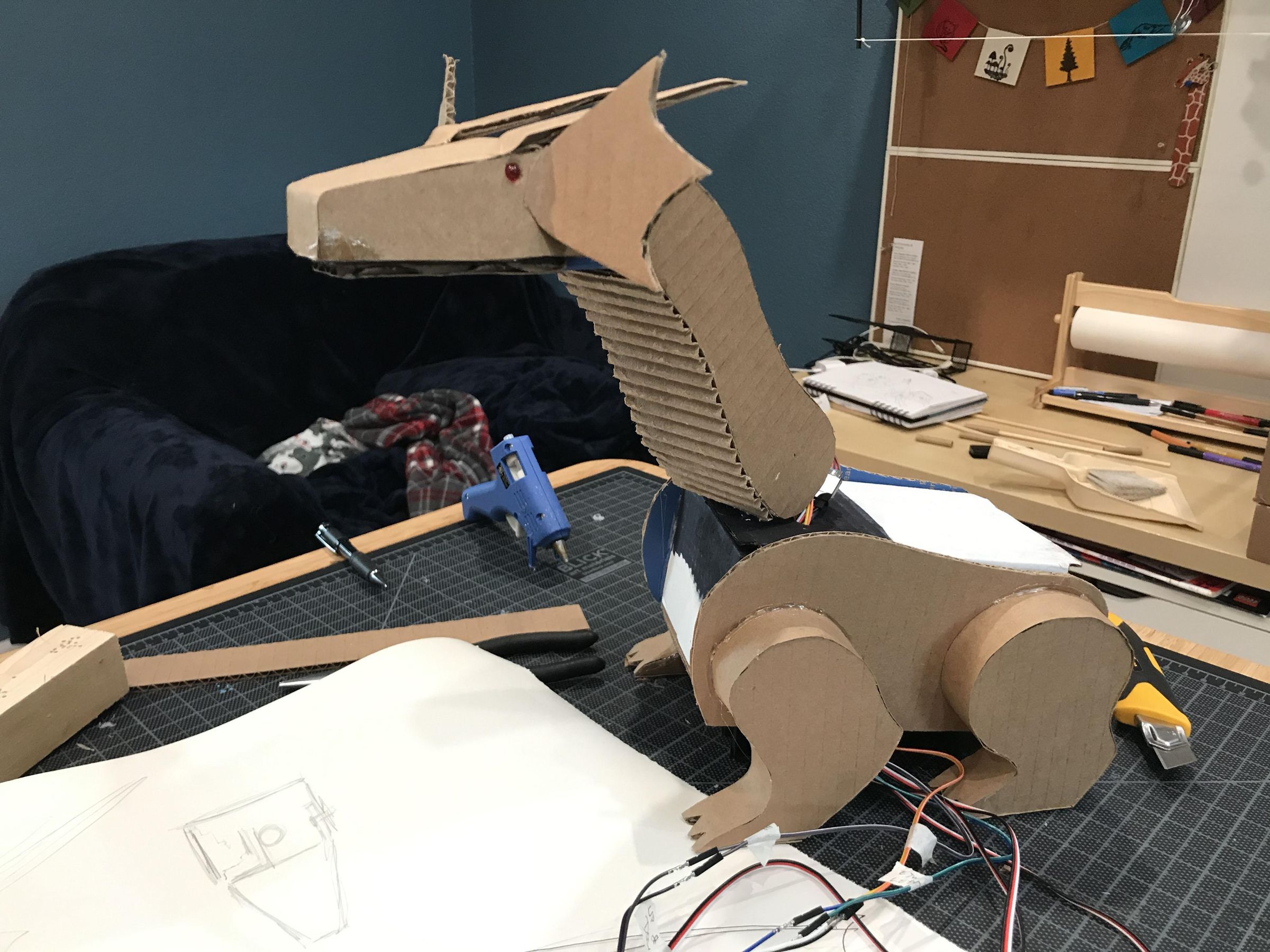 Cardboard Dragon Robot : 6 Steps (with Pictures) - Instructables
