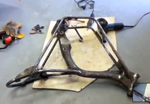 How to Restore a Frame on a Classic Motorbike (using 1974 Honda Xl100 ...