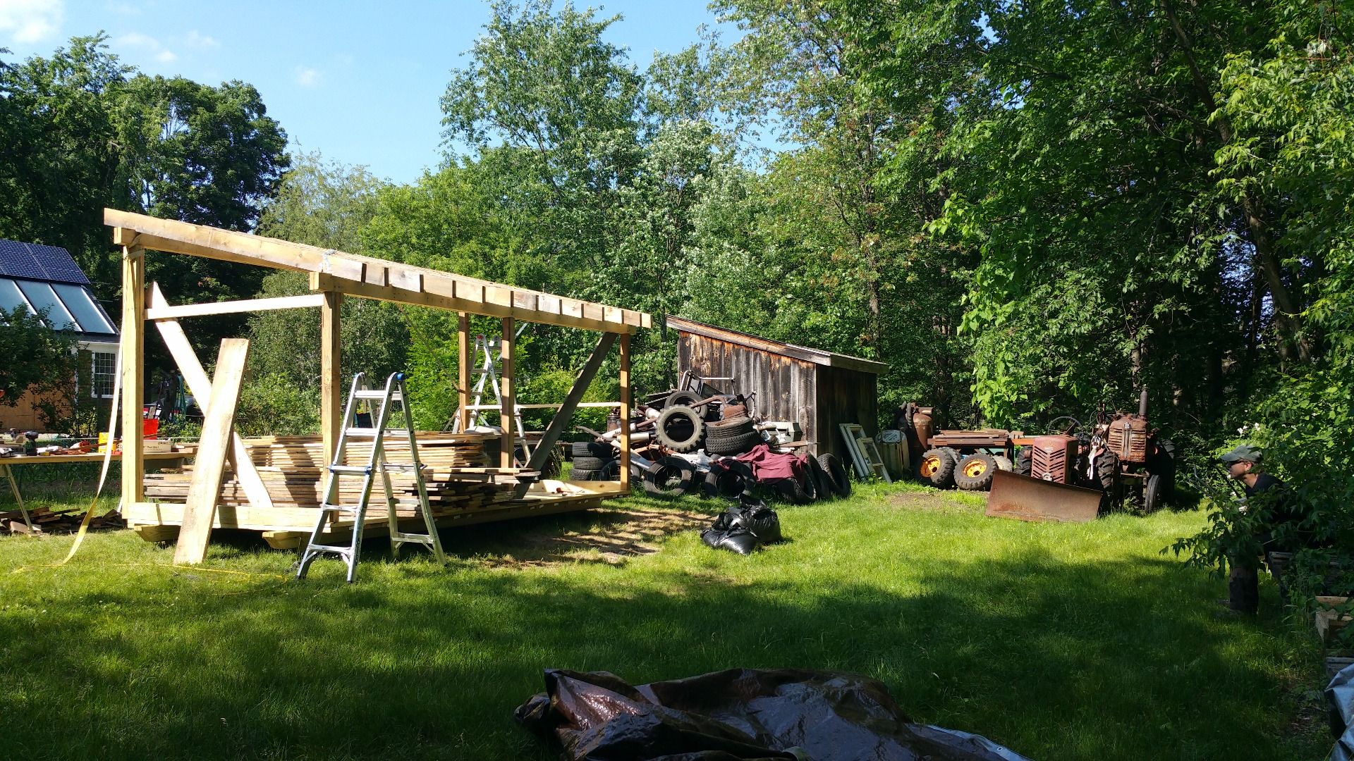 Build a Portable Rough-Sawn Shed : 15 Steps (with Pictures) - Instructables