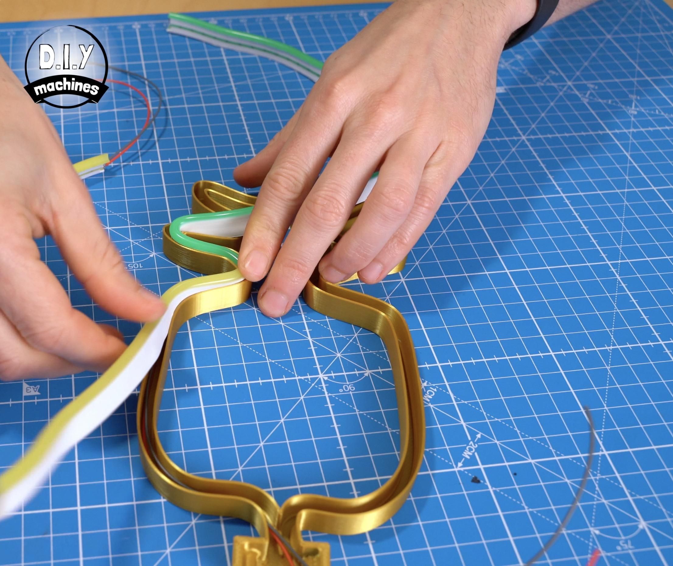 Make Your Own Customisable Desktop LED Neon Signs / Lights : 18 Steps ...