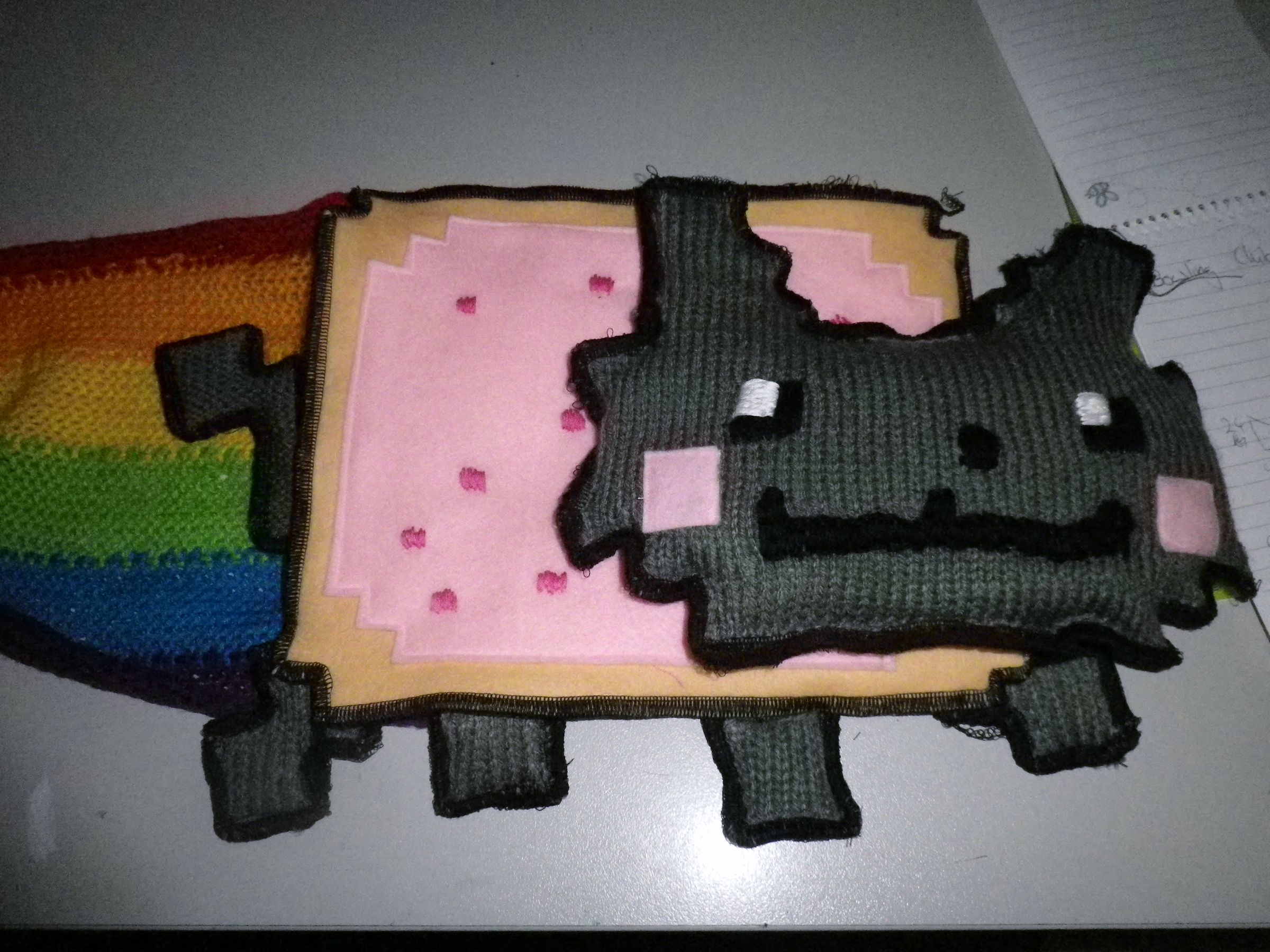Nyan Cat Scarf Knitted : 11 Steps (with Pictures) - Instructables