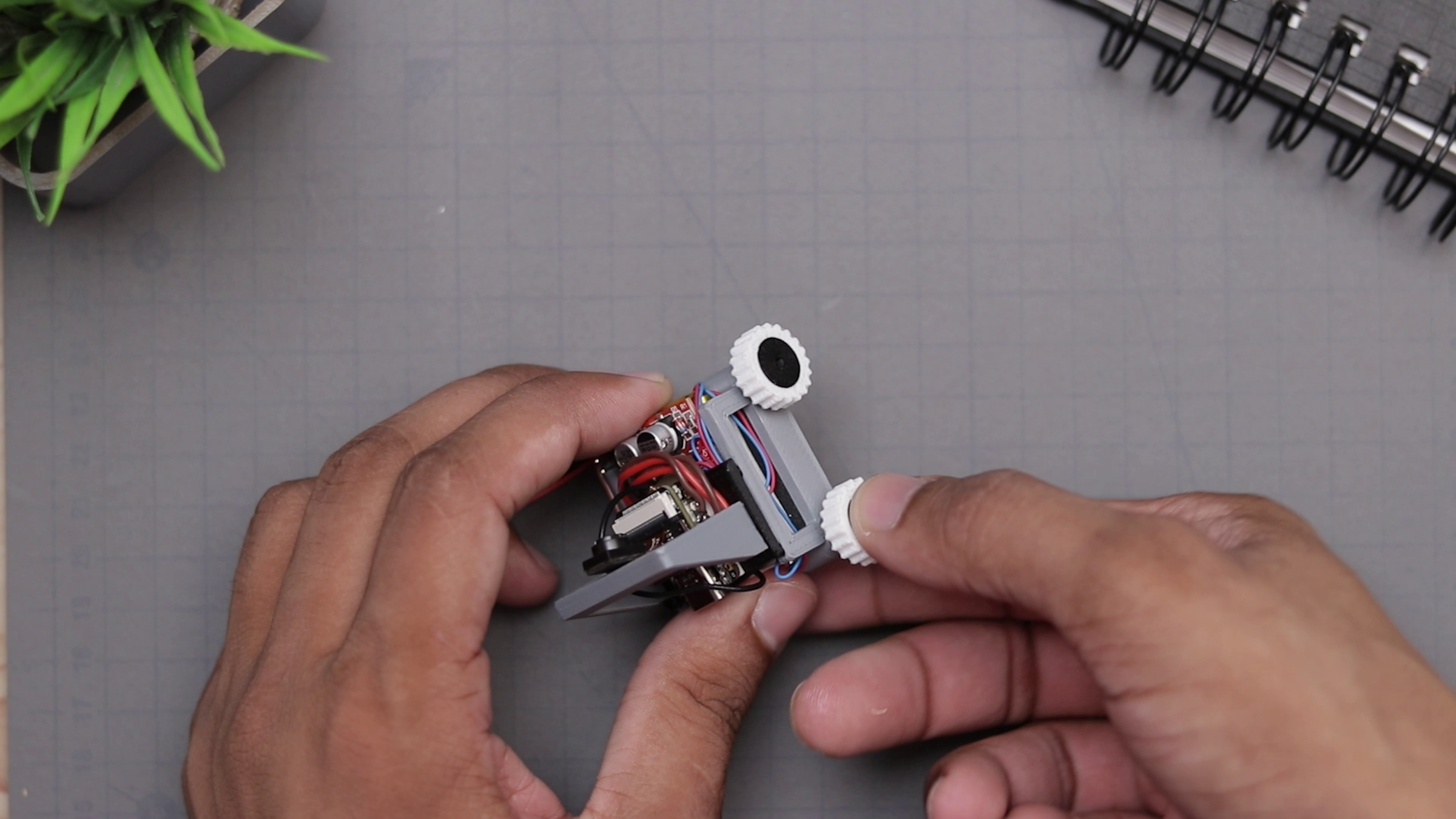 DIY Smartphone-Controlled Tiny Car With Live Camera Feed : 8 Steps ...