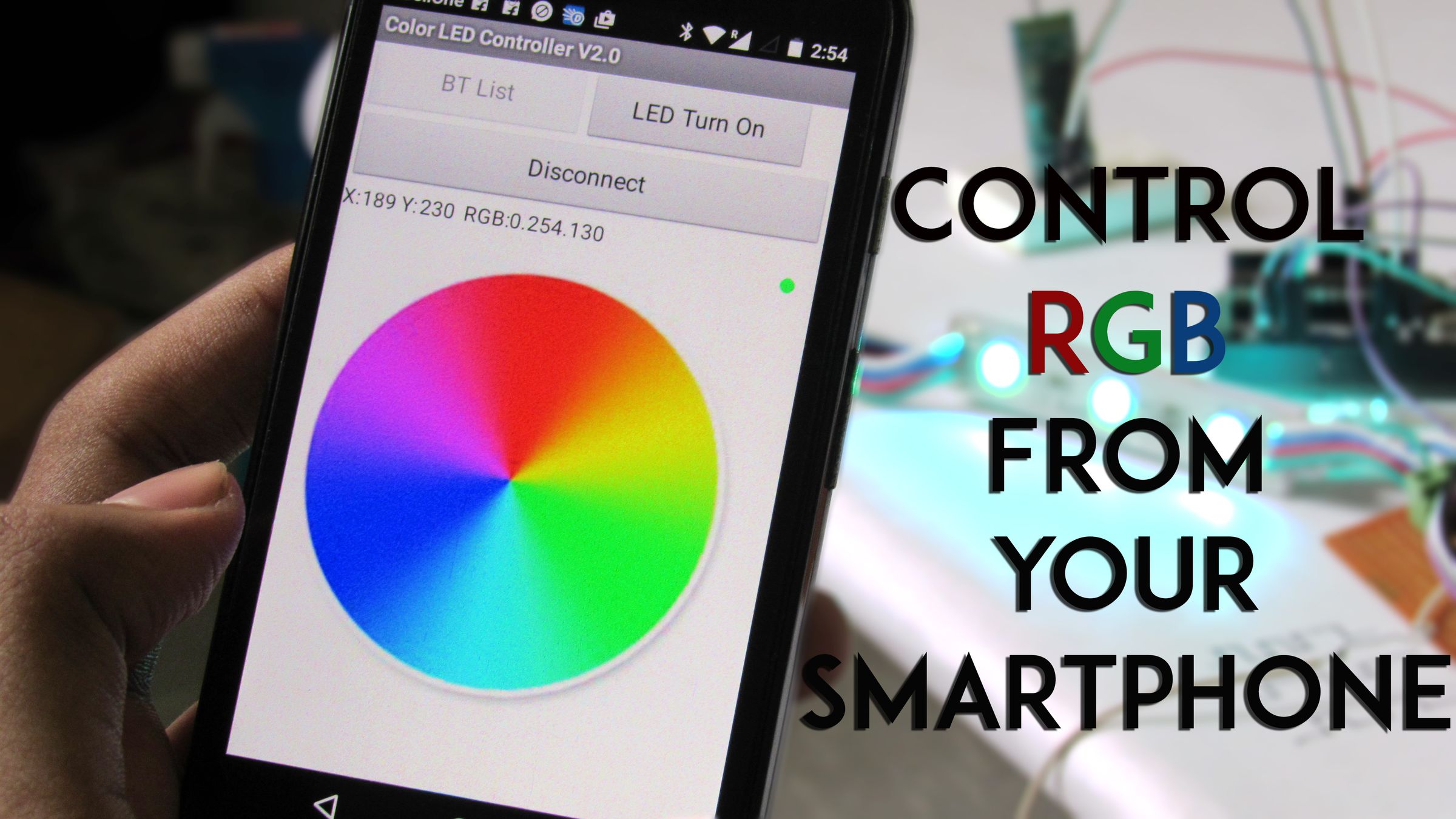 SmartPhone Controlled RGB MOOD Light : 6 Steps (with Pictures ...