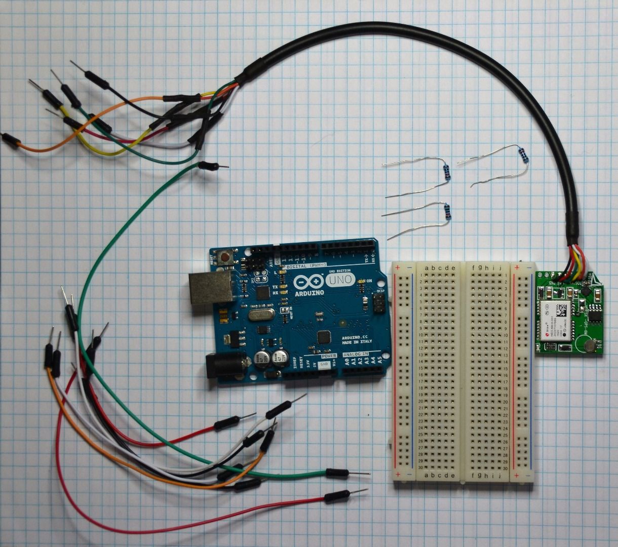 Using a Hobby-Ace Ublox GPS Module Built-in Compass With Arduino Uno ...