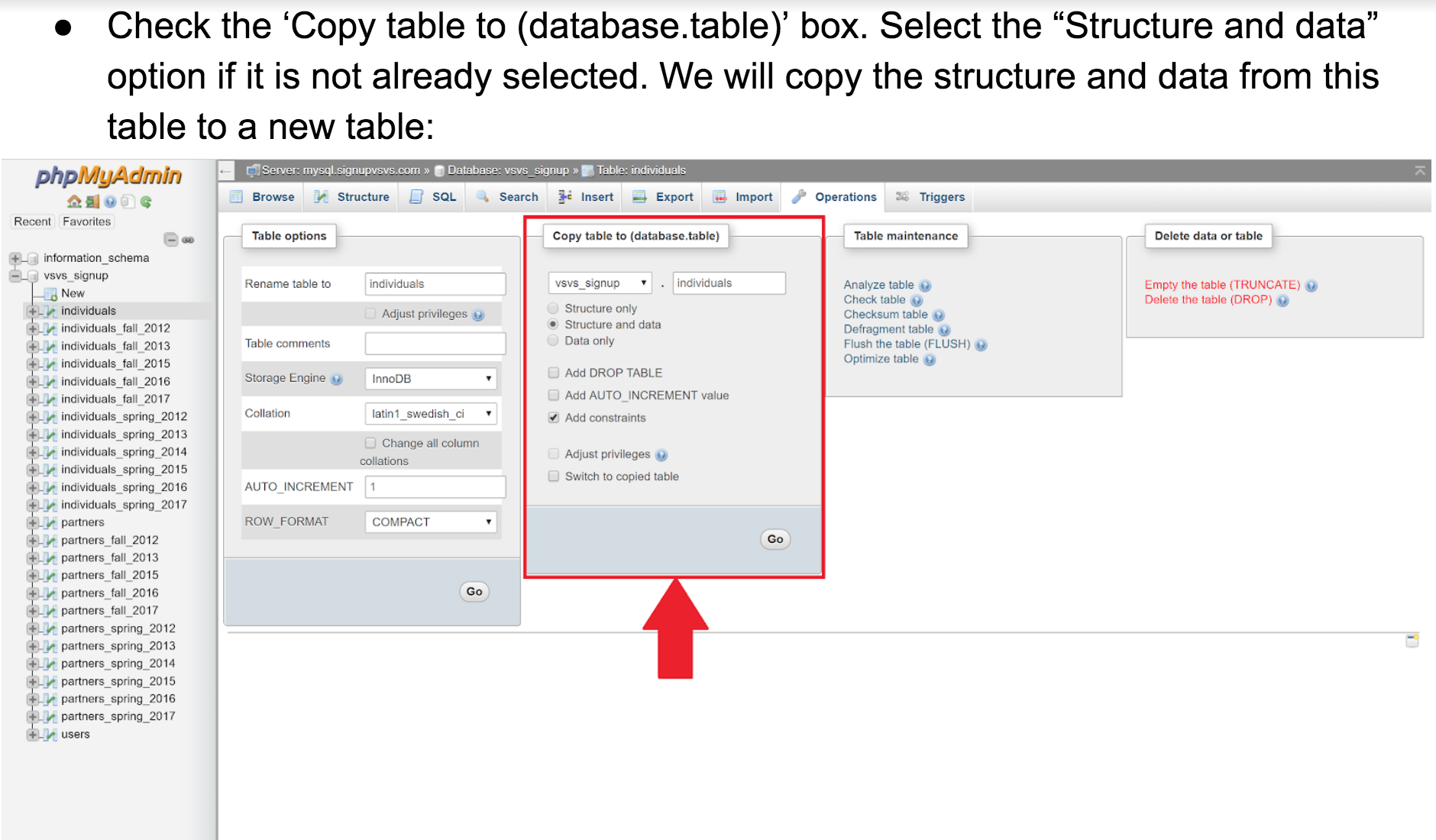 VSVS Signup Database Preparation : 10 Steps - Instructables