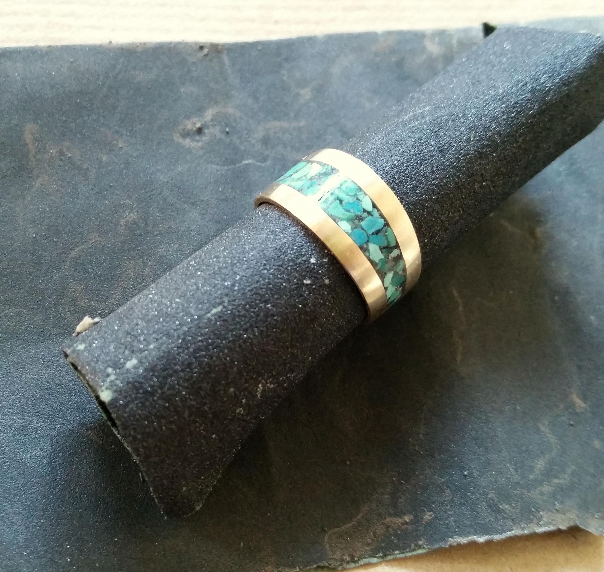 Hand-Forged Ring With CA Glue Inlay : 9 Steps (with Pictures ...