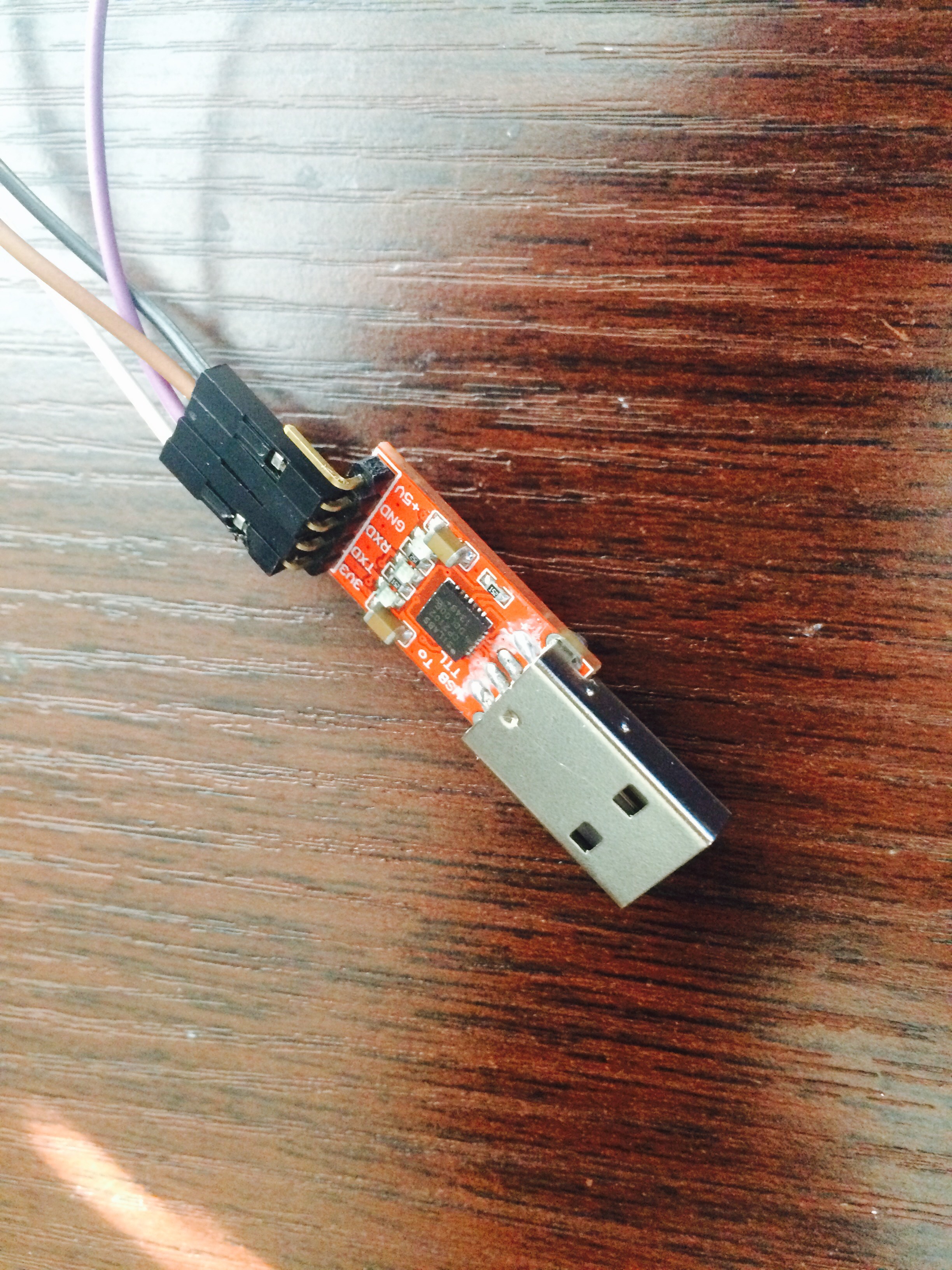 Mod a USB to TTL Serial Adapter (CP2102) to Program ESP8266 : 3 Steps ...