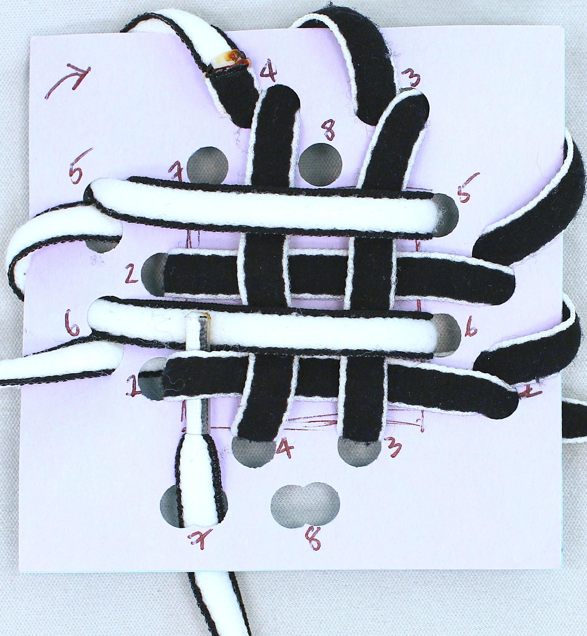 Tie a Pan Chang/Mystic Knot With a Paper Template : 7 Steps (with ...