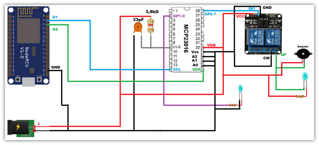 Esp8266 Powering Up An Esp32 With Io Extender Mcp23017 56 Off 1049
