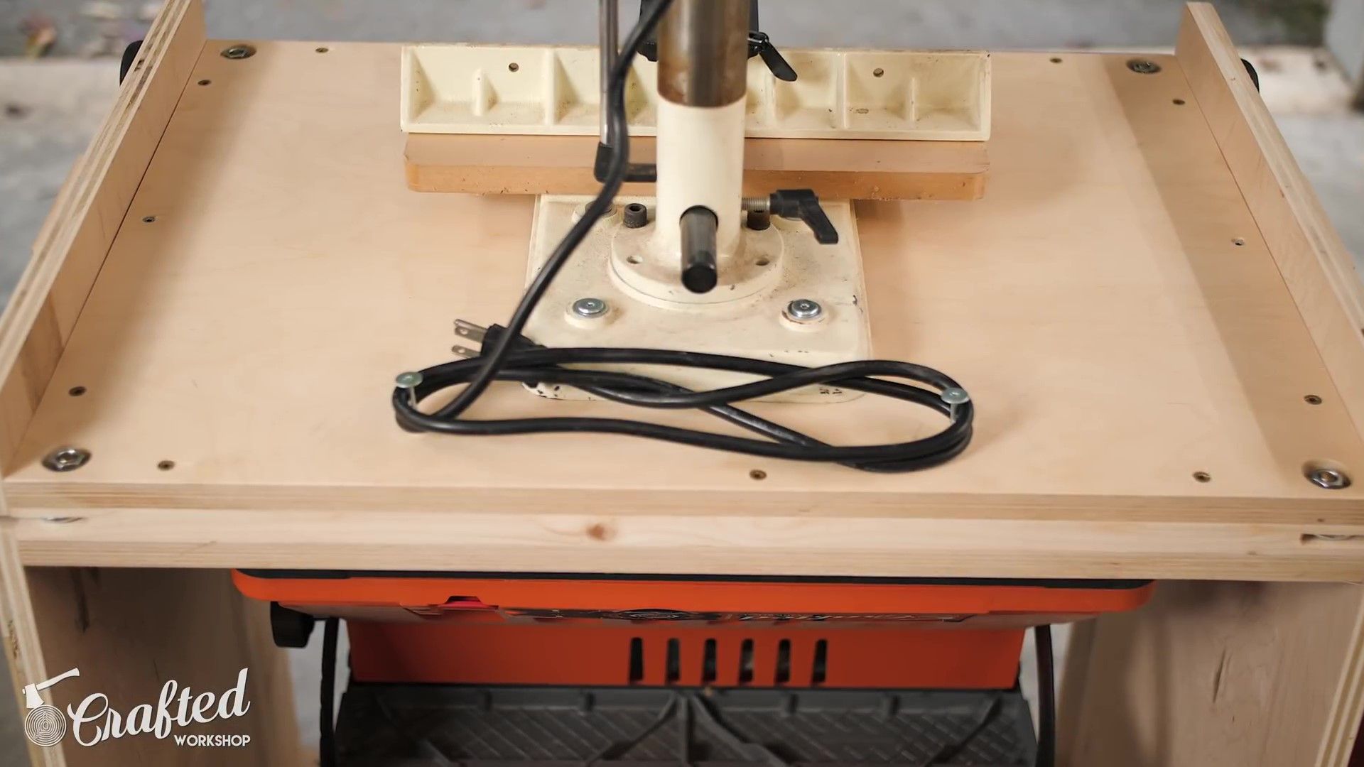 How to Build a DIY Flip Top Tool Stand Workstation // Woodworking Shop ...