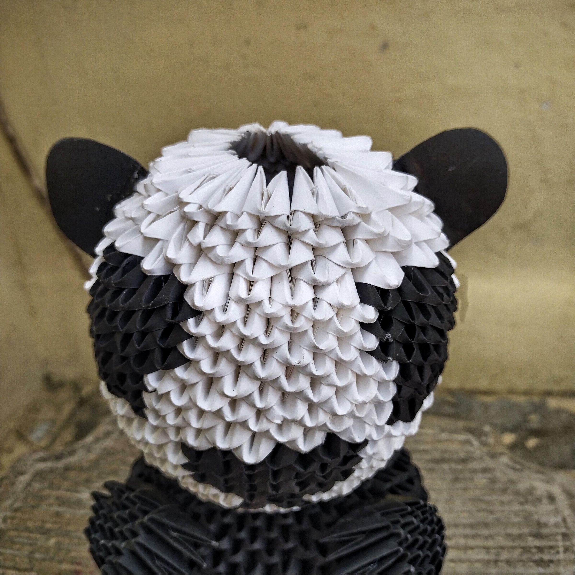 MODULAR ORIGAMI 3D PANDA : 17 Steps (with Pictures) - Instructables