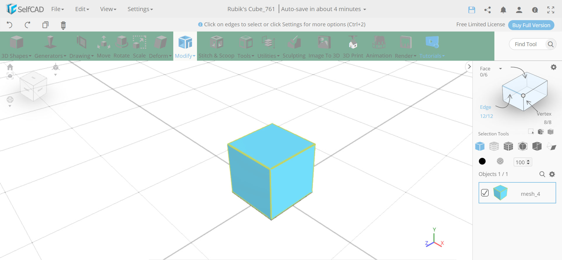 HOW TO CREATE a 3D RUBIK’S CUBE IN a 3D MODELING SOFTWARE : 8 Steps ...