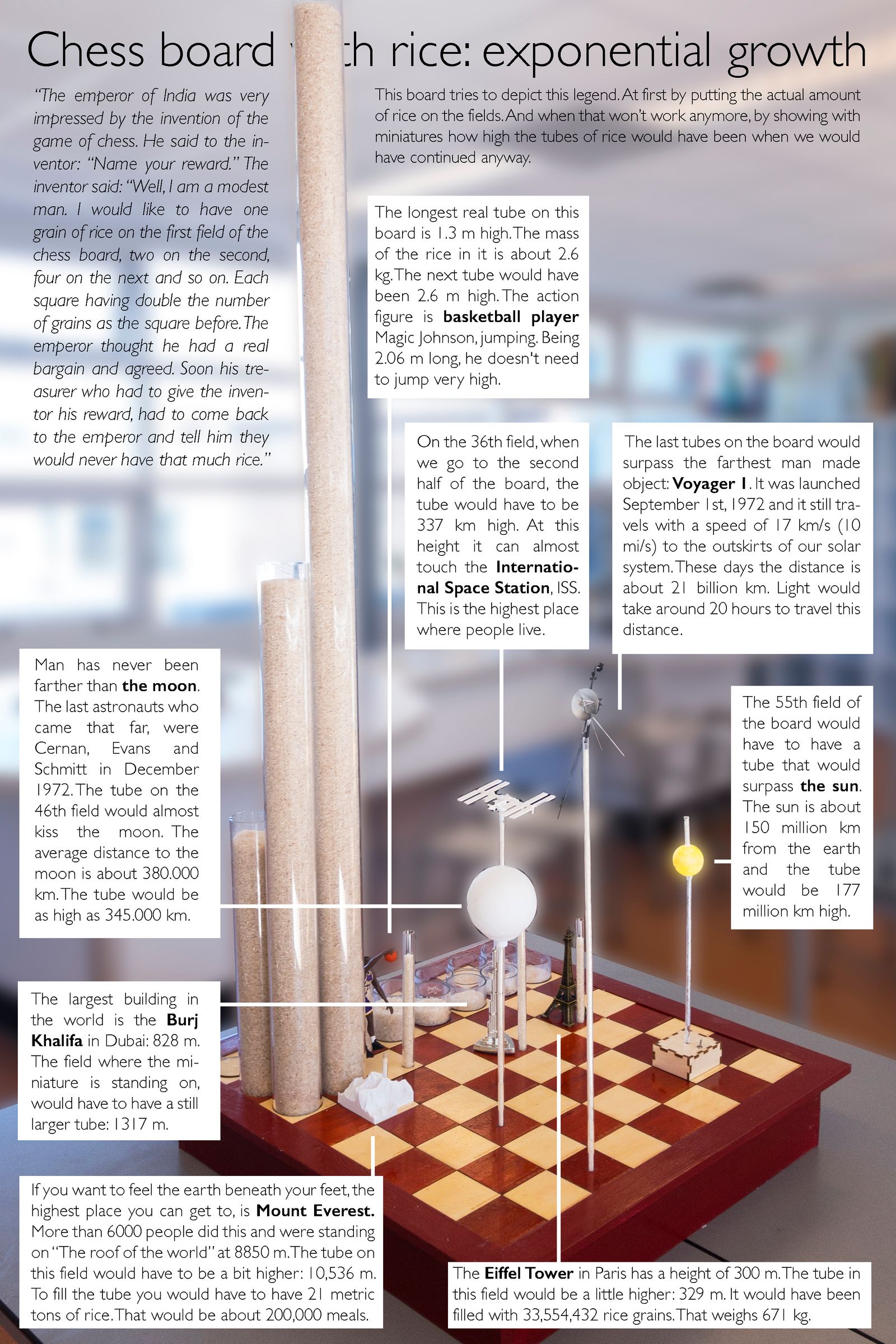 Chess Board With Rice: Exponential Growth : 11 Steps (with Pictures ...