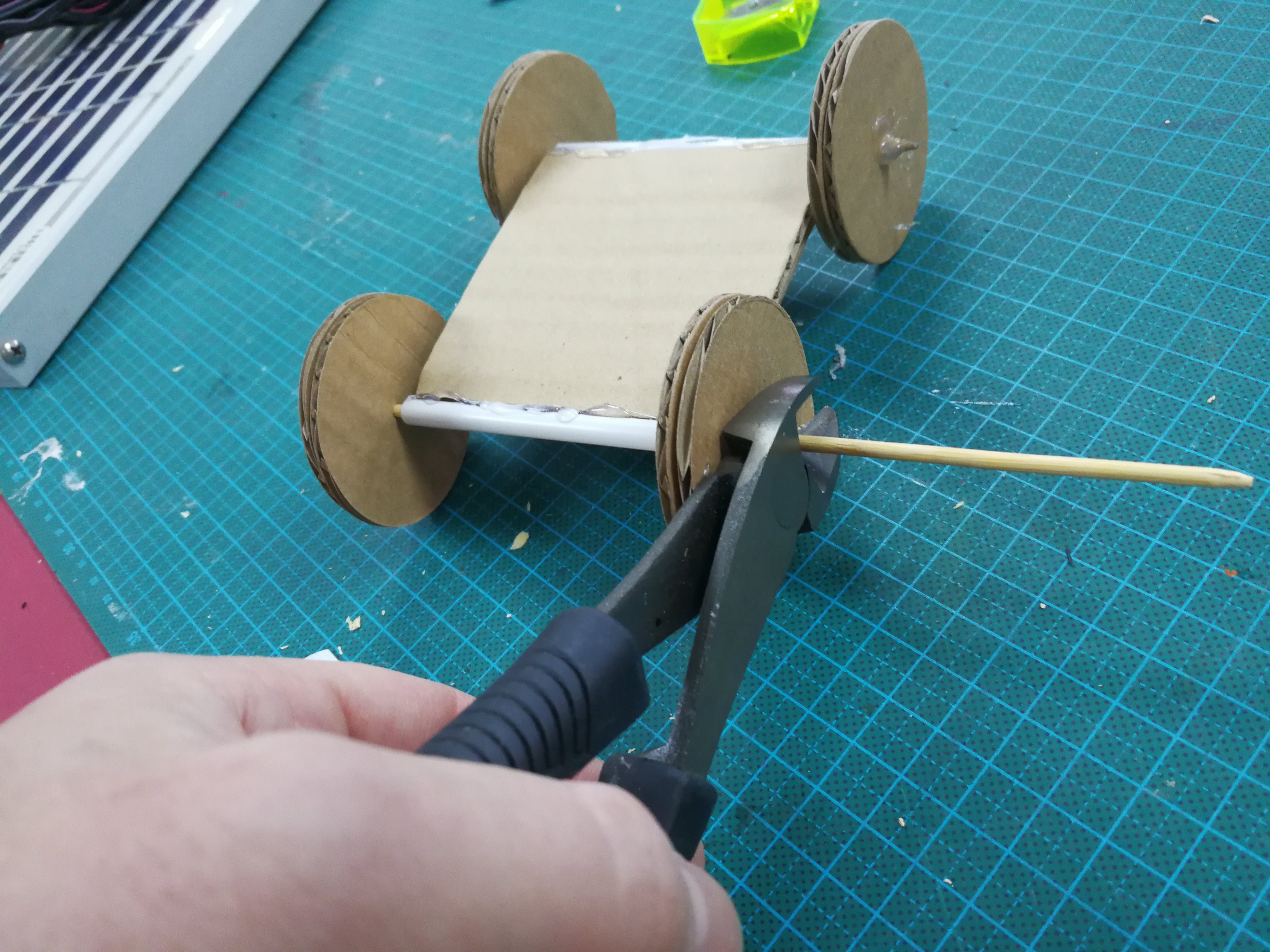A Simple Cardboard Car to Make With Kids : 7 Steps (with Pictures ...