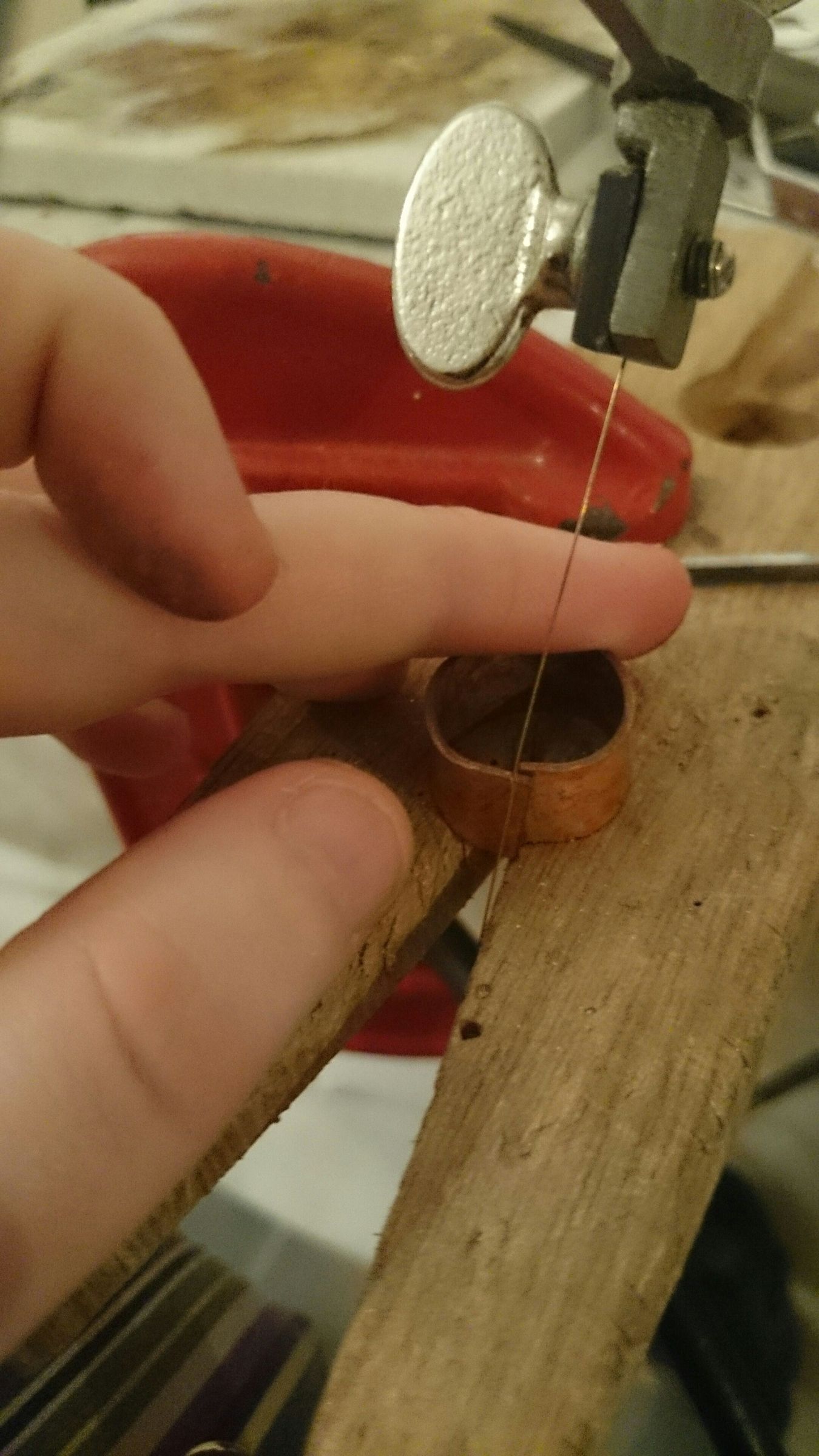 Spinner Ring - Copper & Silver : 4 Steps - Instructables