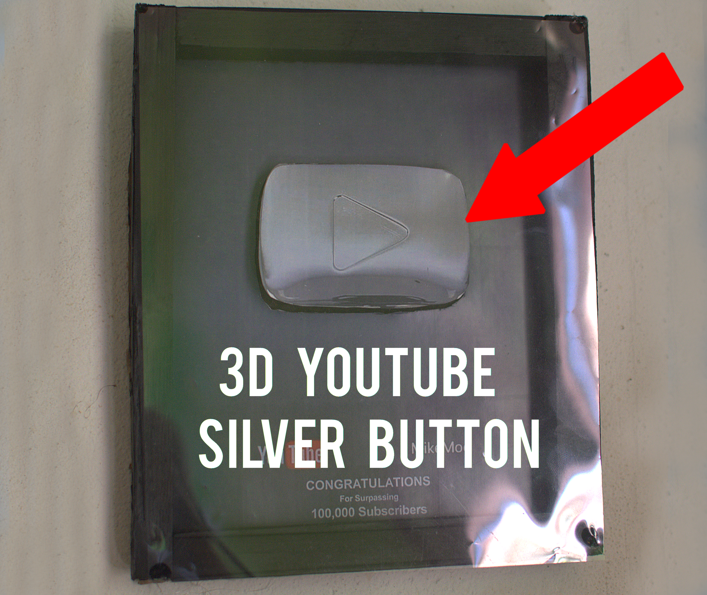 DIY 3D YouTube Silver Play Button - Instructables