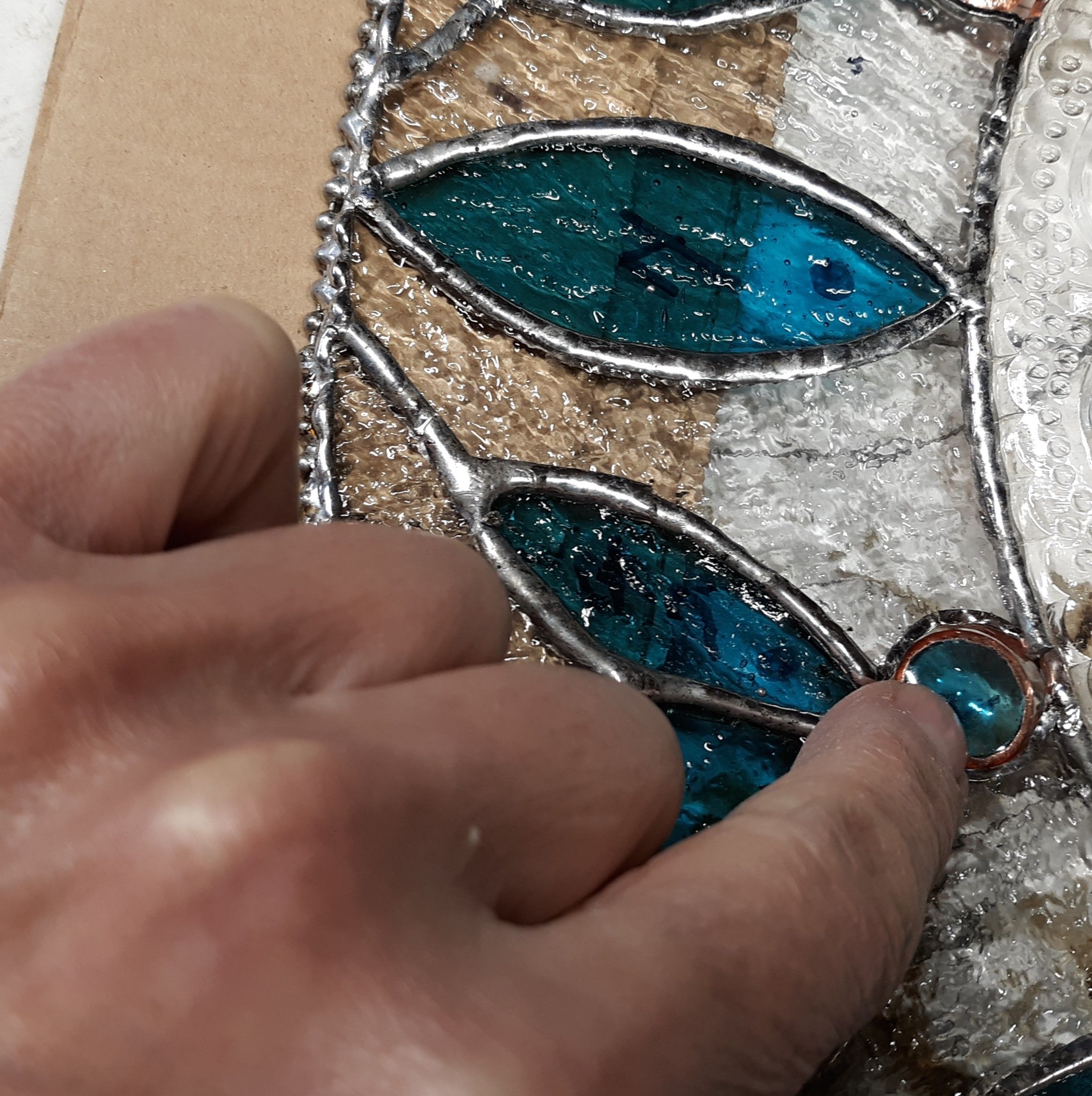 Crystal Plate and Stained Glass Hanging : 10 Steps (with Pictures ...