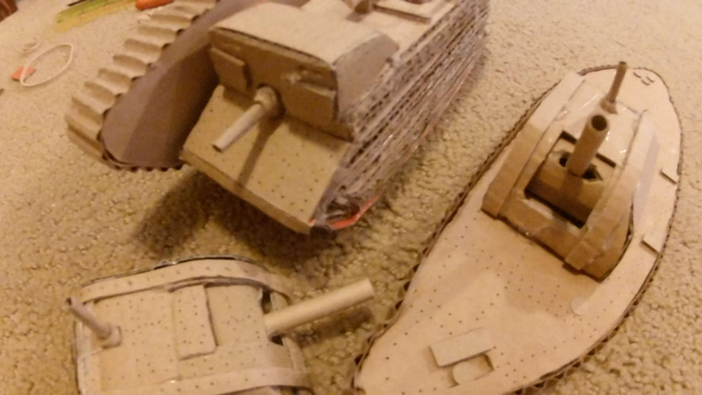 Cardboard Model Mark IV British Tank : 10 Steps (with Pictures ...