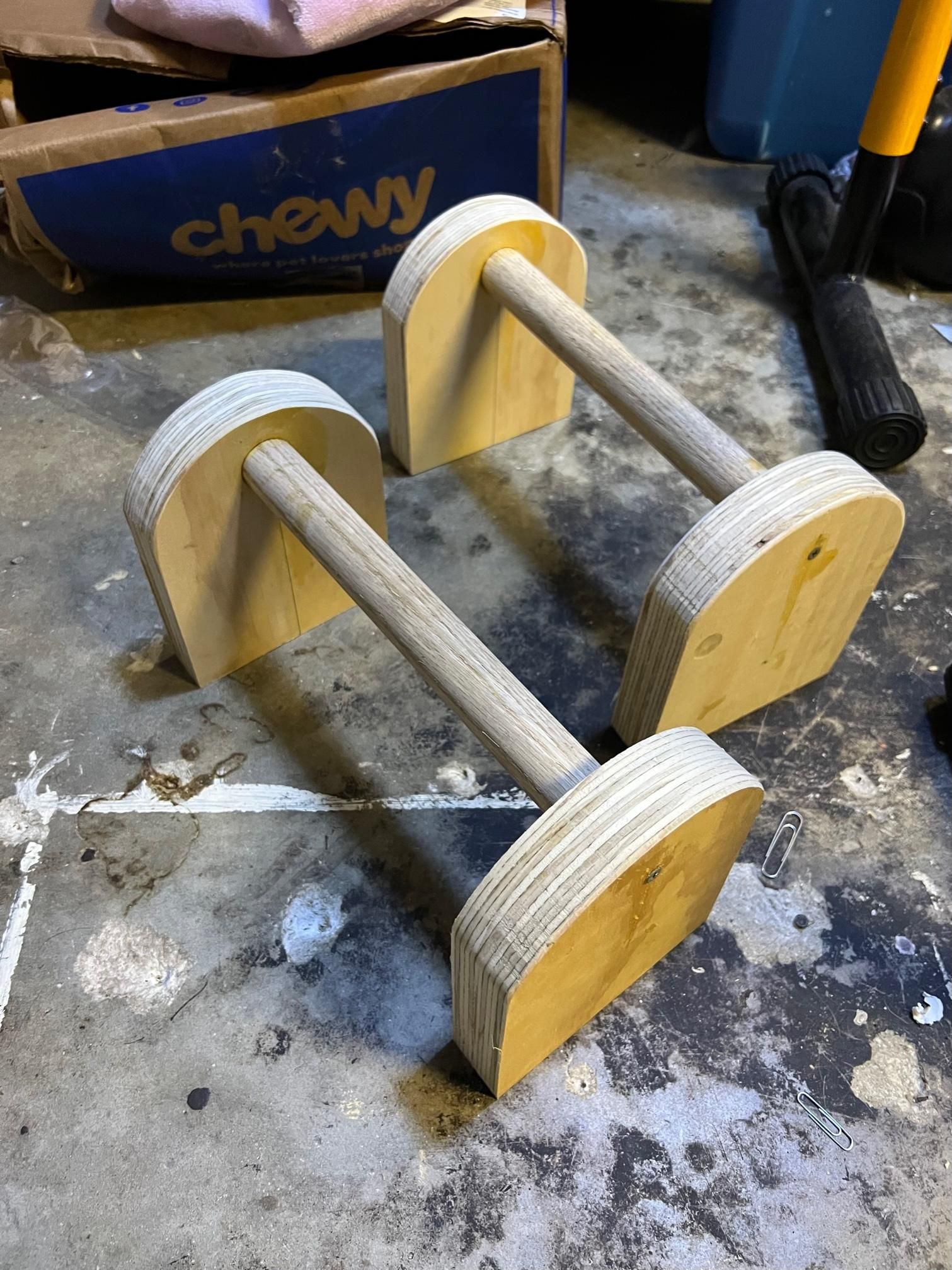 DIY Parallettes From Plywood - Three Sizes : 4 Steps (with Pictures ...