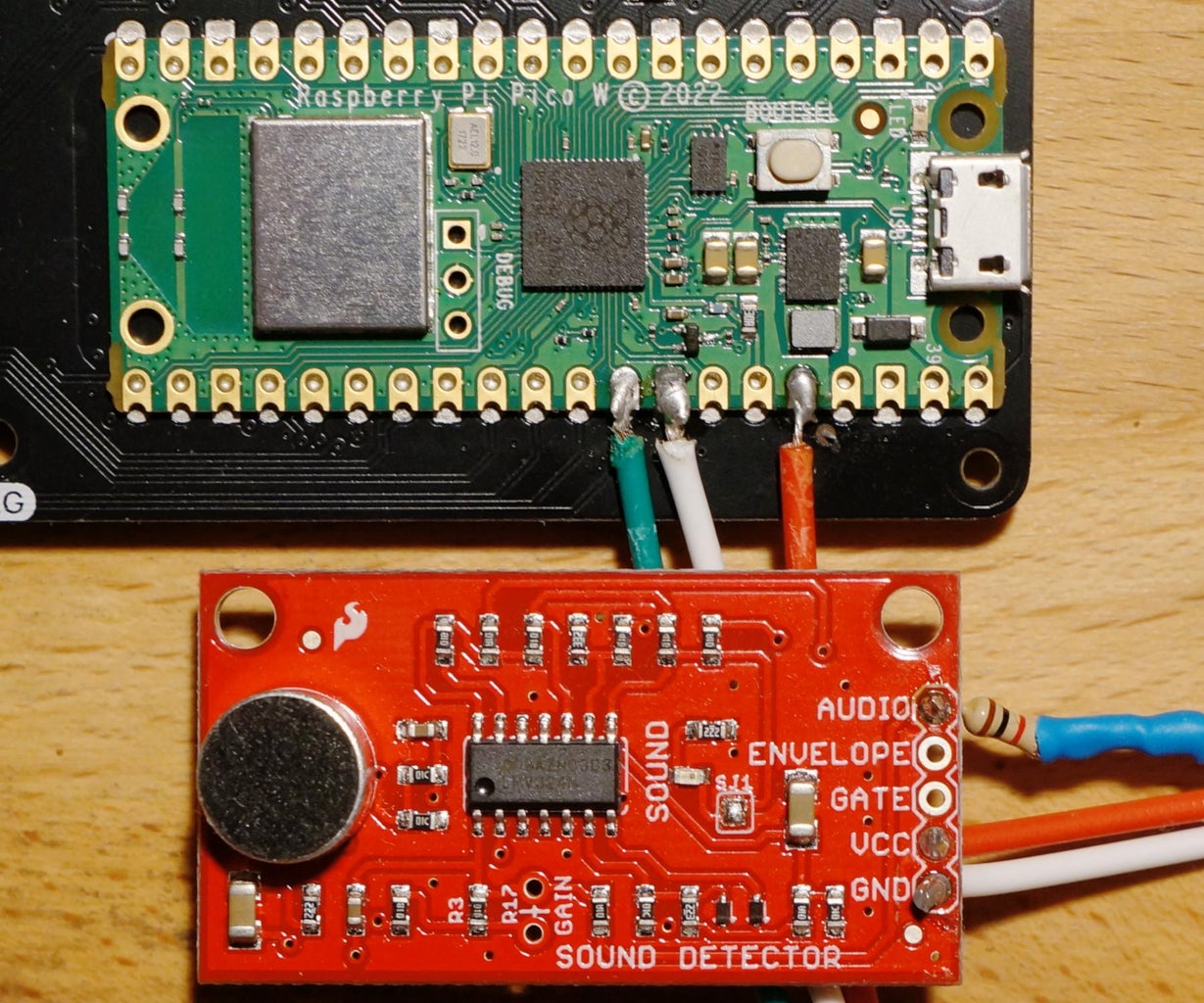 Adding A Microphone To Pi Pico W On Pimoroni Galactic Unicorn 5 Steps