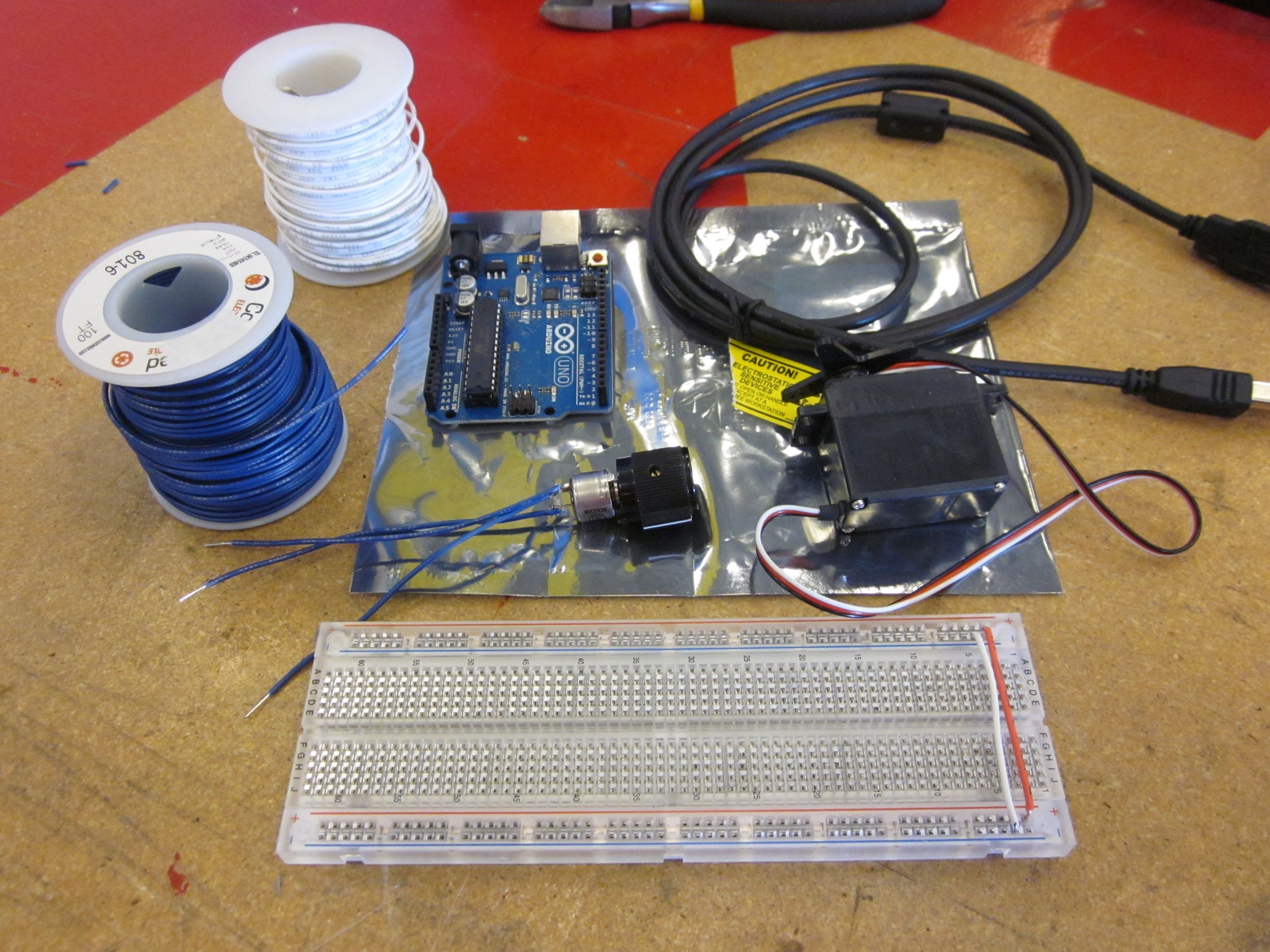 Arduino Powered Servo Control - I Made It at TechShop : 3 Steps ...