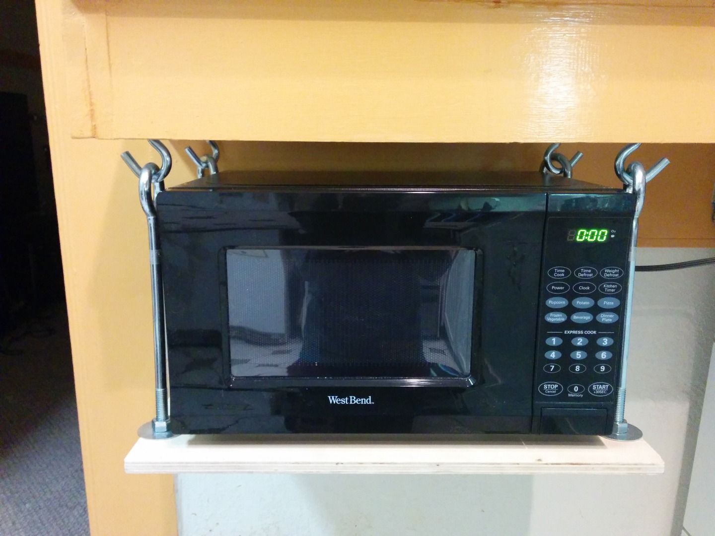 Hanging Microwave Shelf : 5 Steps (with Pictures) - Instructables