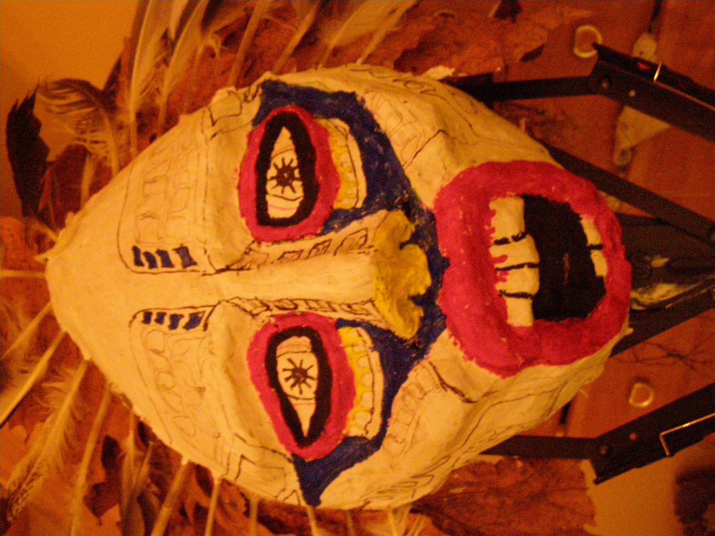 Epic Papier Mache Indian Cannibal Mask! : 12 Steps (with Pictures ...