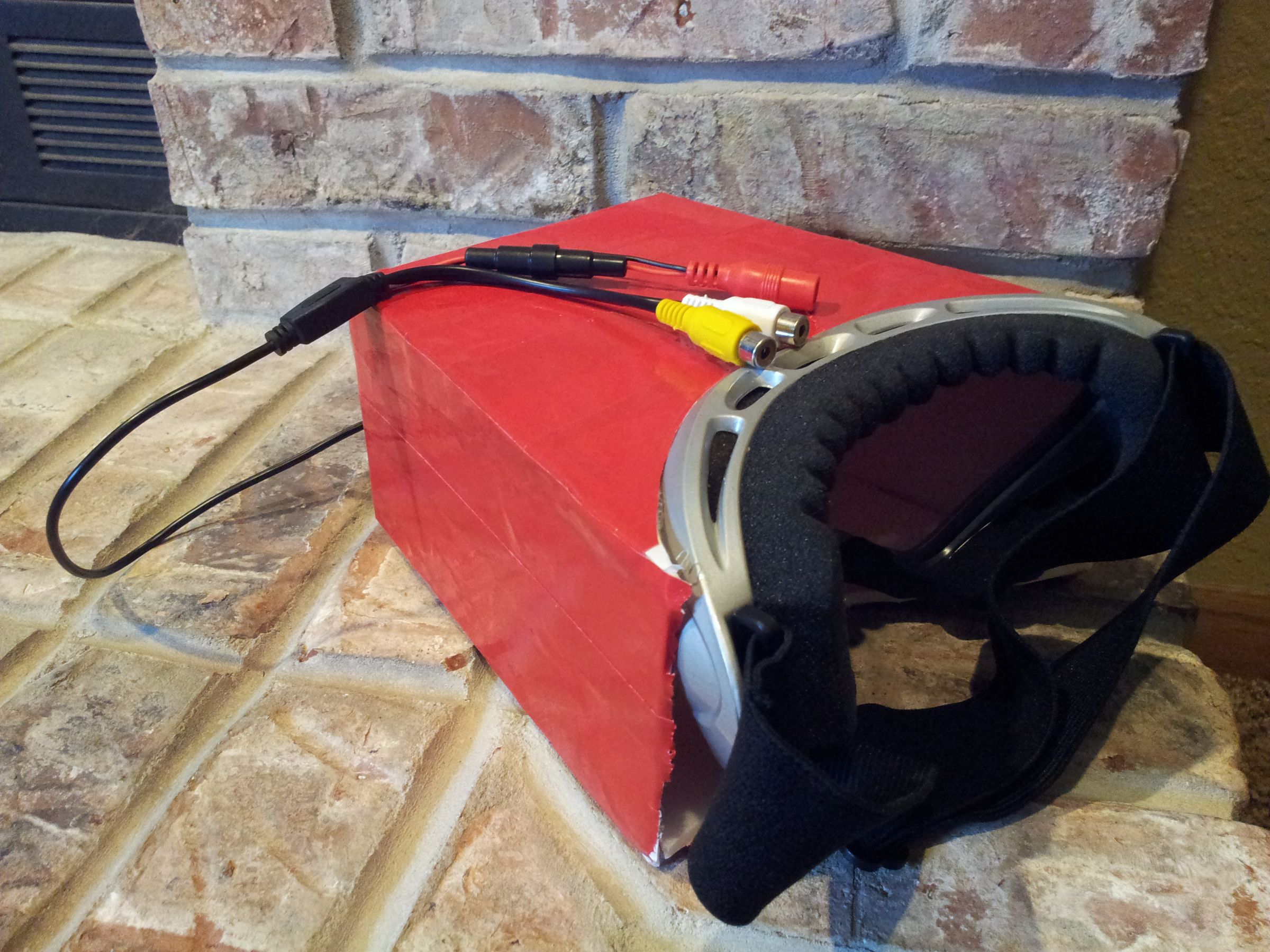 DIY $45 FPV Goggles for RC Quad Copters or Planes : 6 Steps - Instructables