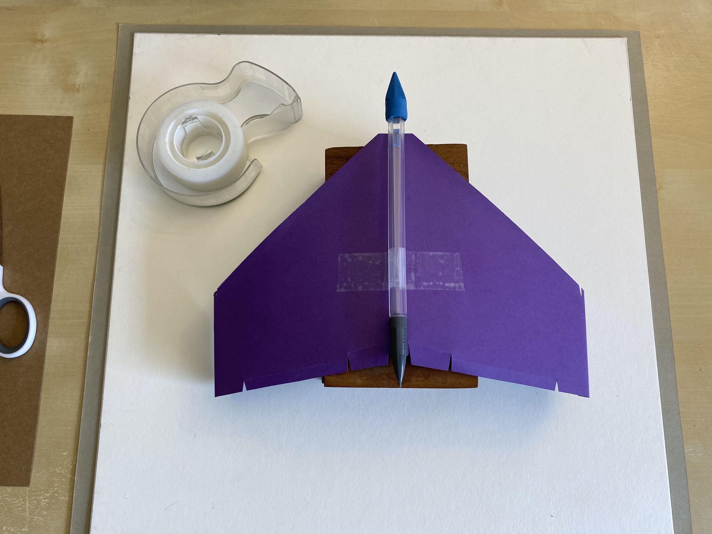 Tailless Delta & Stndrd. Config. Mechanical Pencil Gliders : 11 Steps ...