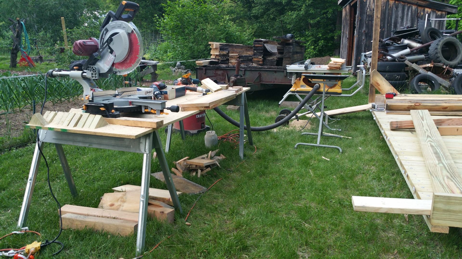 Build a Portable Rough-Sawn Shed : 15 Steps (with Pictures) - Instructables