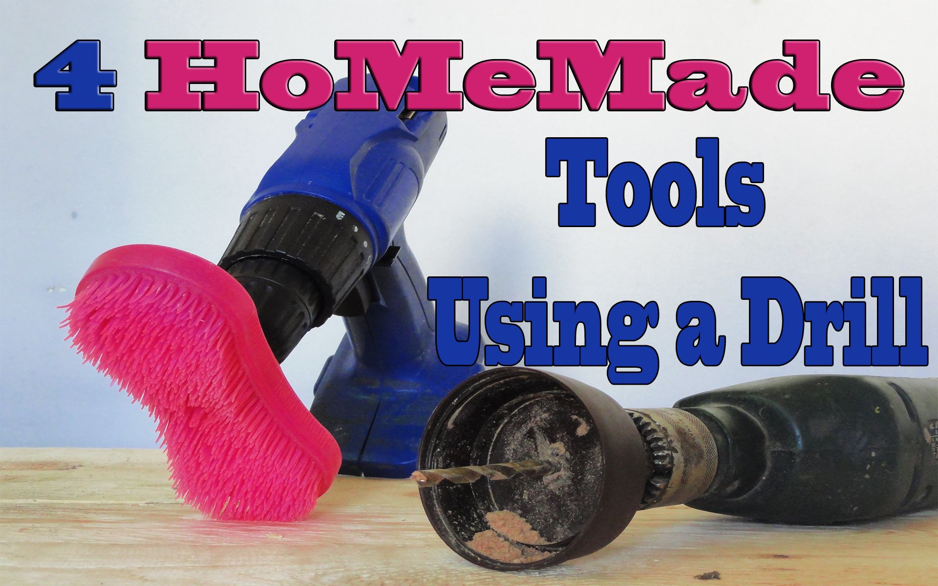 4 Homemade Tools - Using a Drill Life Hacks . - Instructables