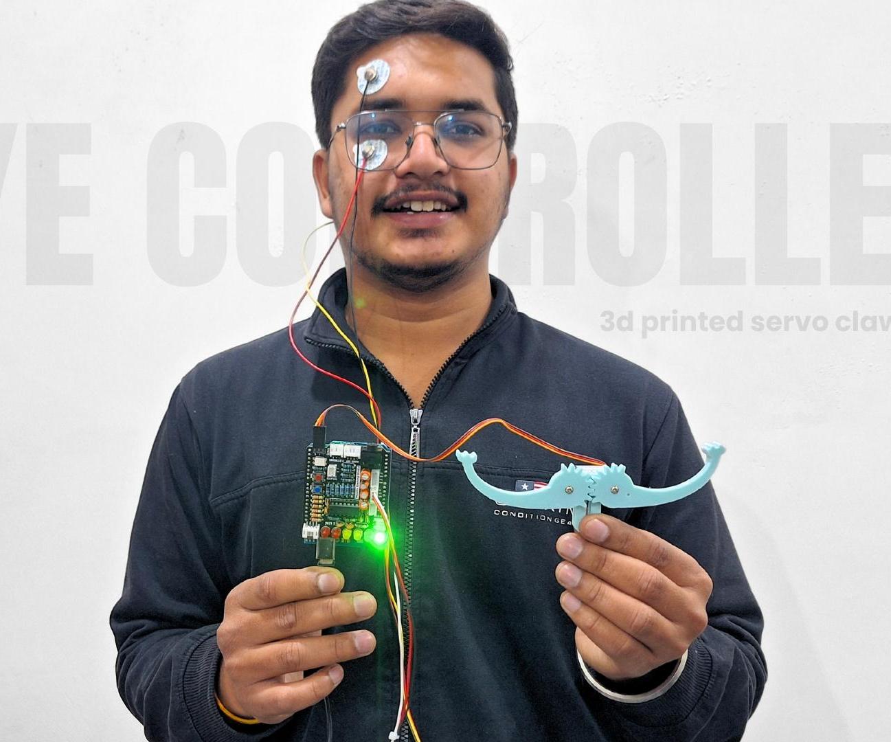 Control a Servo Claw Using Your Eye Blinks (EOG) : 9 Steps (with ... Control a Servo Claw Using Your Eye Blinks (EOG) : 9 Steps (with ...