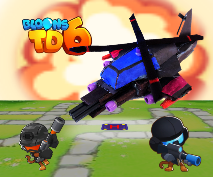 AH-64 Apache Prime From Bloons TD 6 : 9 Steps - Instructables